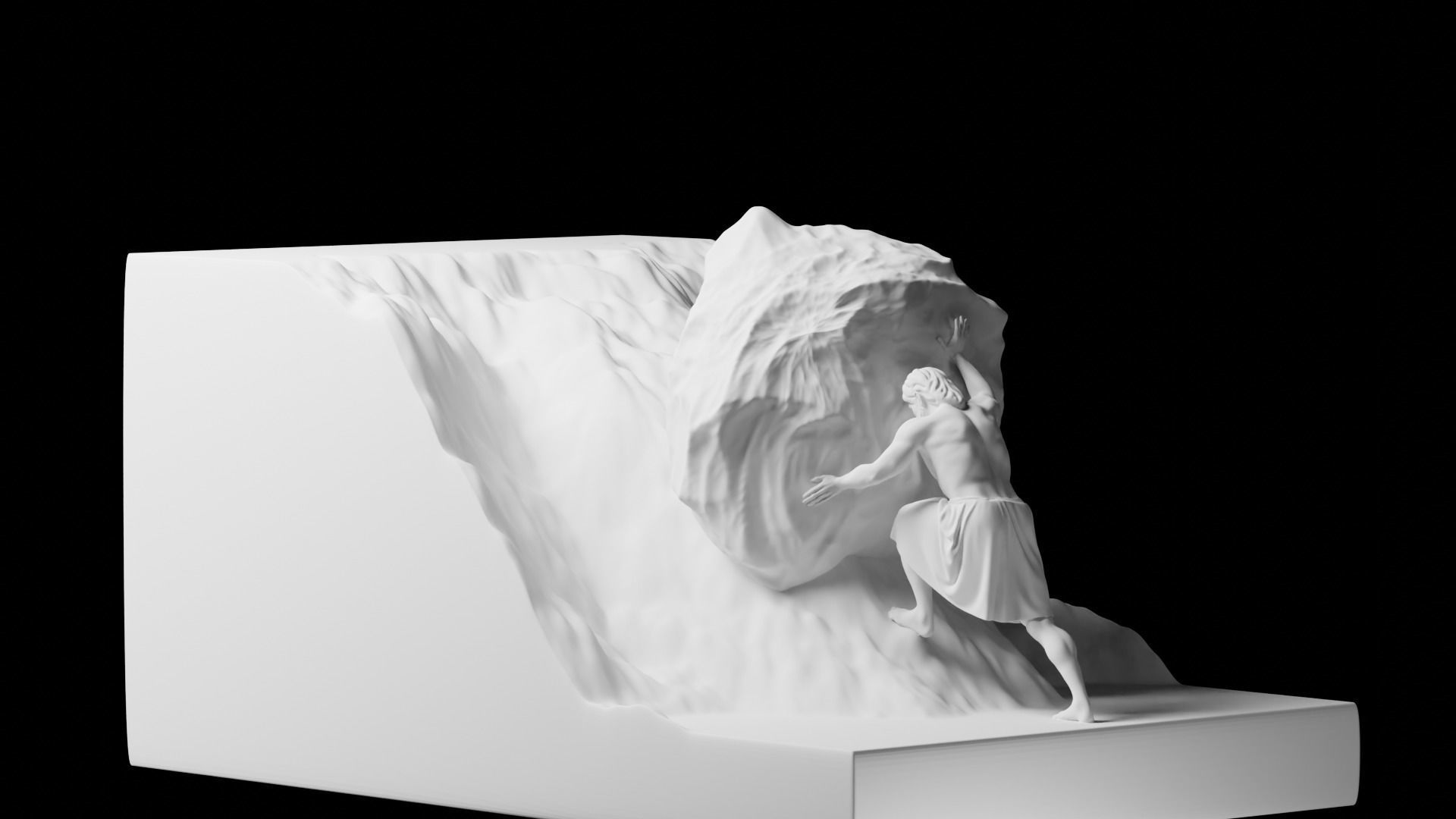 SISYPHUS 3D model 3D printable | CGTrader