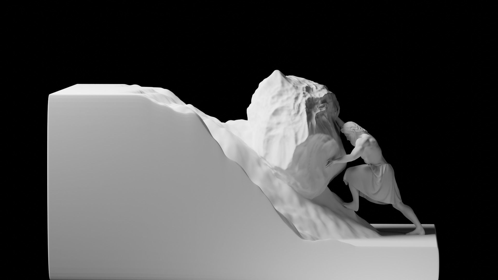 SISYPHUS 3D model 3D printable | CGTrader