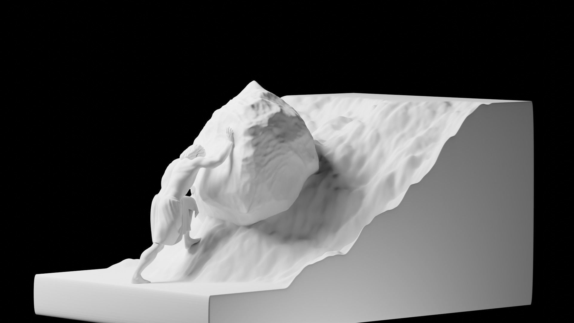 SISYPHUS 3D model 3D printable | CGTrader