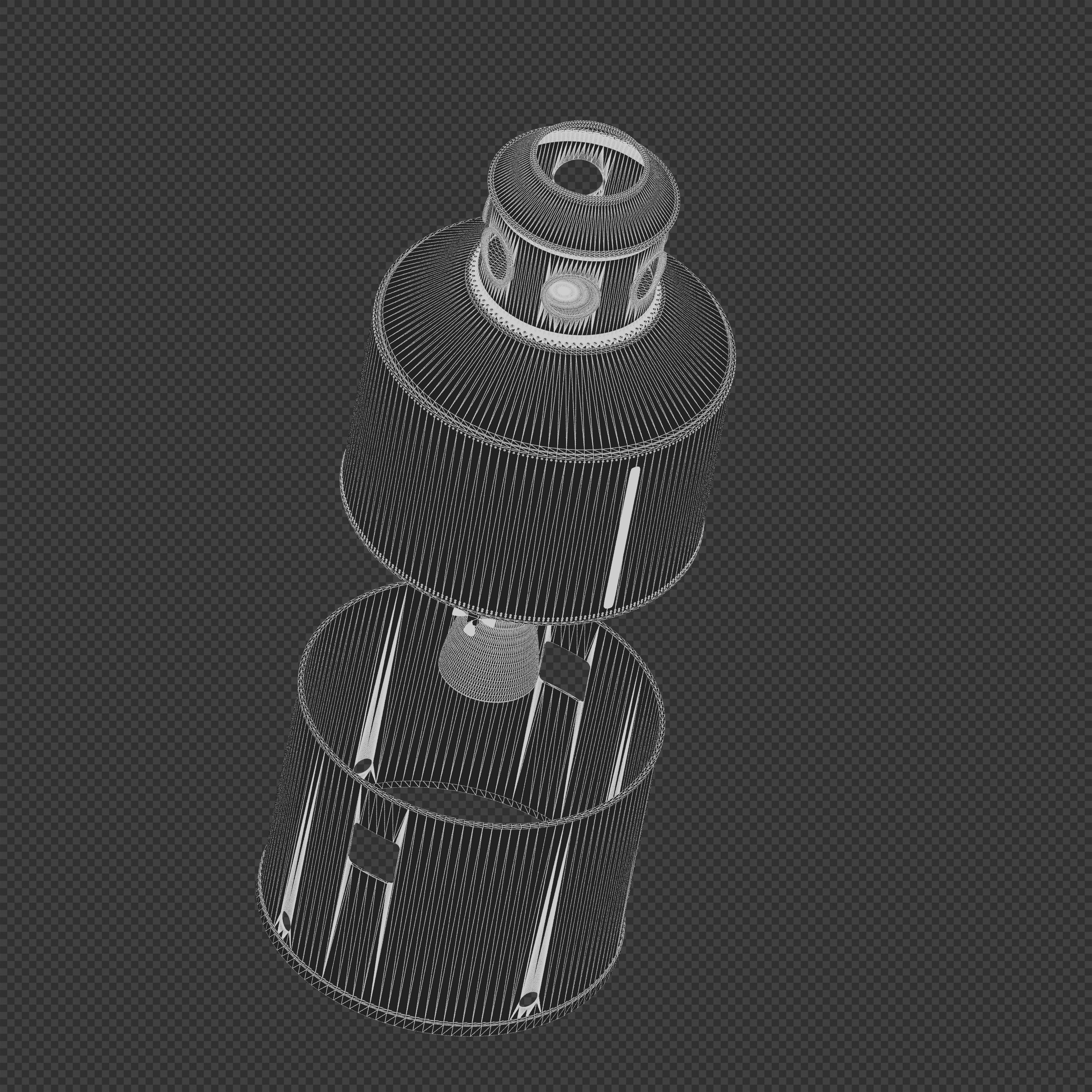 Helios upper stage 3D model | CGTrader