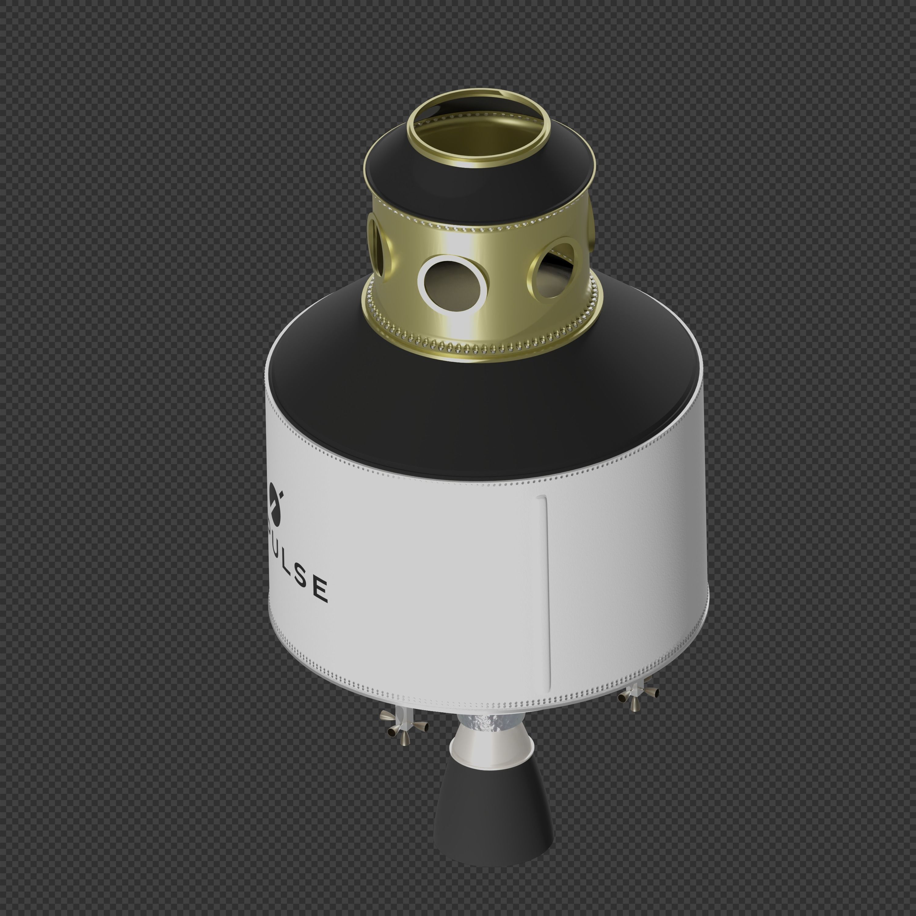 Helios upper stage 3D model | CGTrader