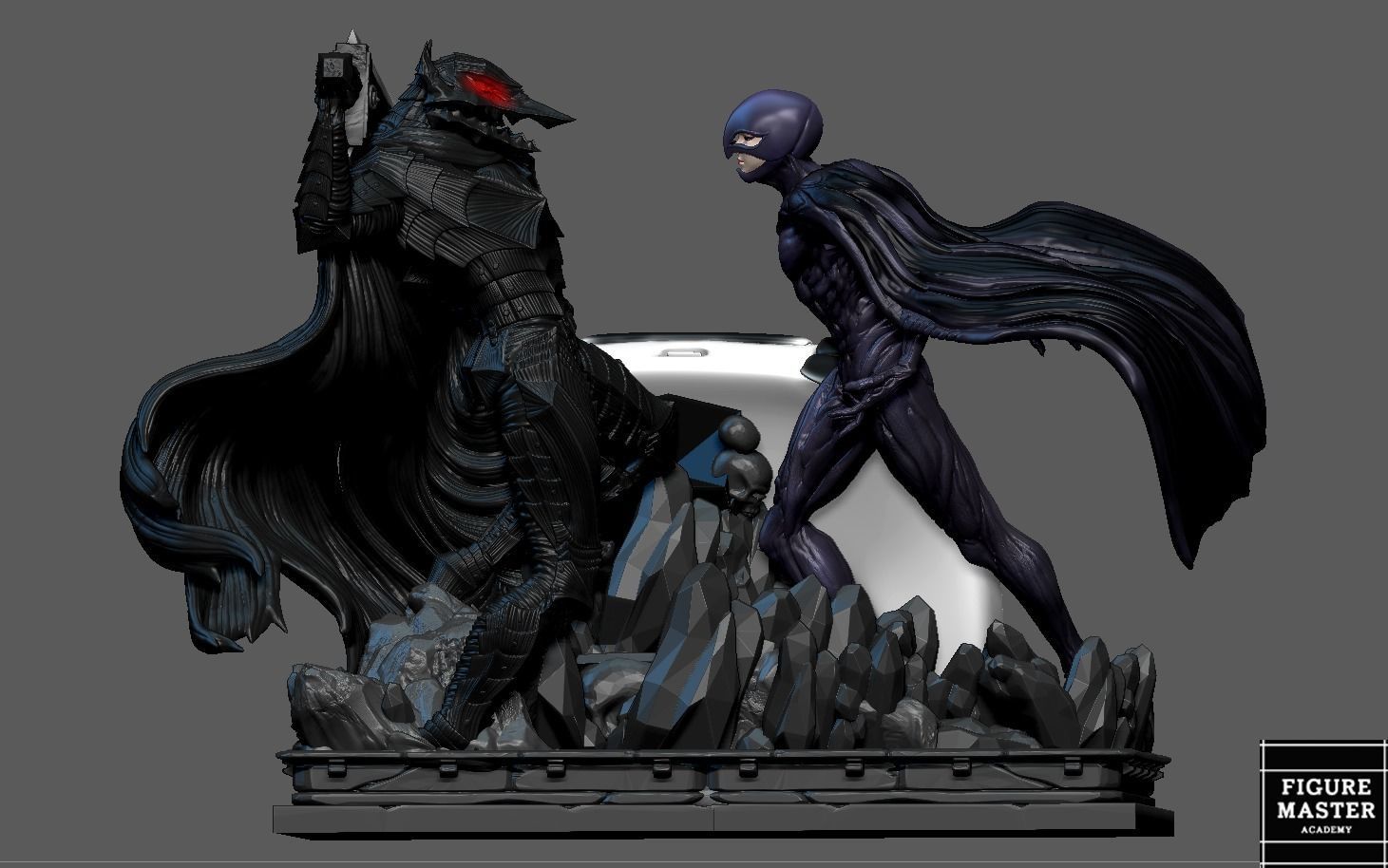 BERSERK GUTS FEMTO PS4 PS5 CONTROLLER HOLDER ANIME FANTASY 3D model 3D ...