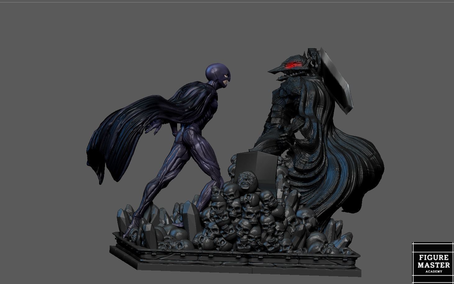 BERSERK GUTS FEMTO PS4 PS5 CONTROLLER HOLDER ANIME FANTASY 3D model 3D ...