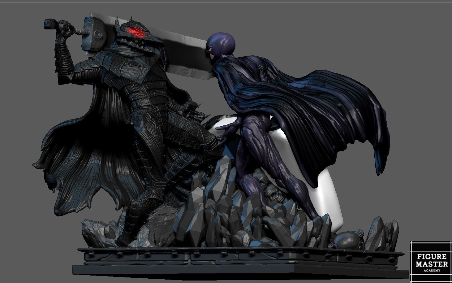 BERSERK GUTS FEMTO PS4 PS5 CONTROLLER HOLDER ANIME FANTASY 3D model 3D ...