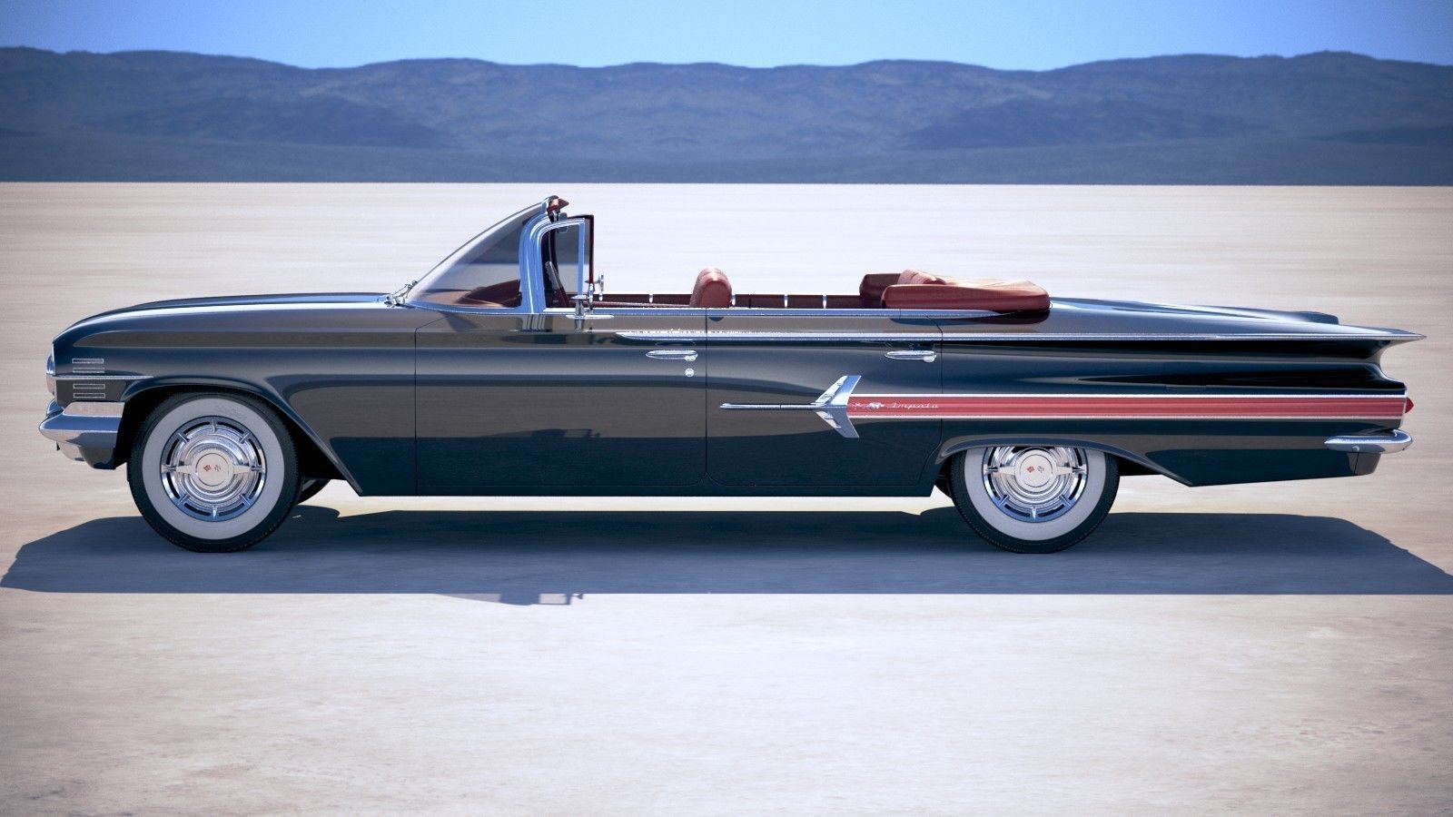 Chevrolet Impala Convertible CG 1960 3D model | CGTrader