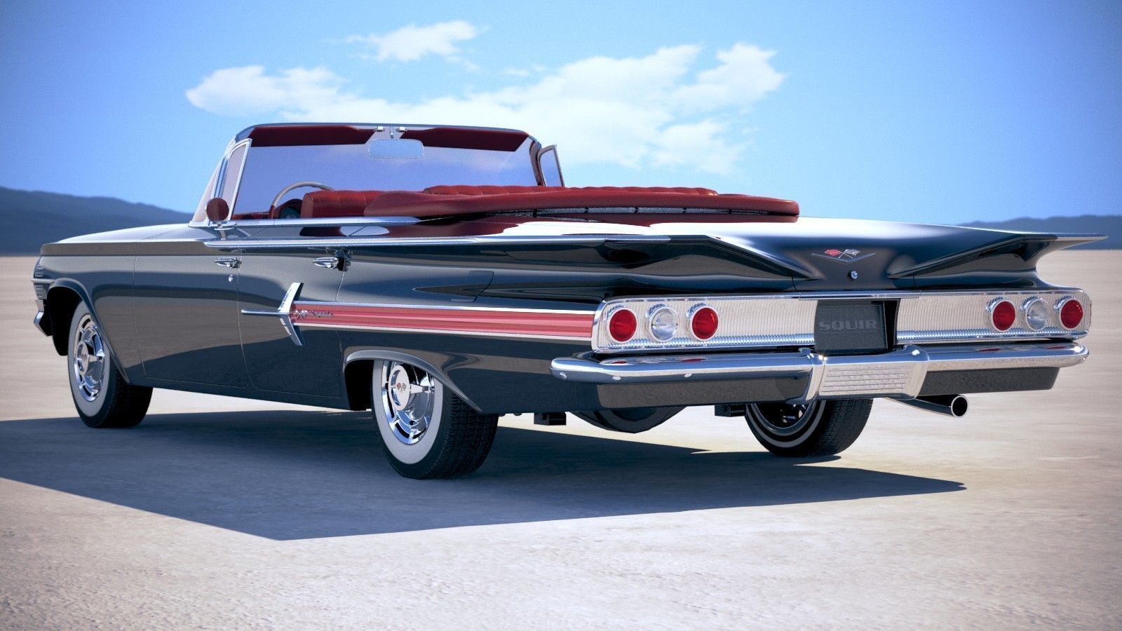 Chevrolet Impala Convertible CG 1960 3D model | CGTrader