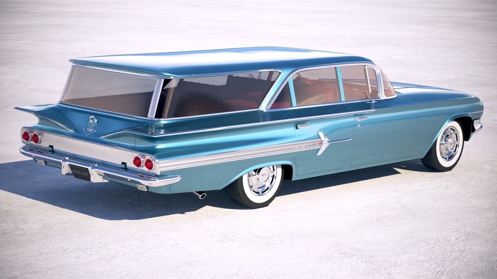 Chevrolet Nomad Wagon CG 1960 3D model | CGTrader