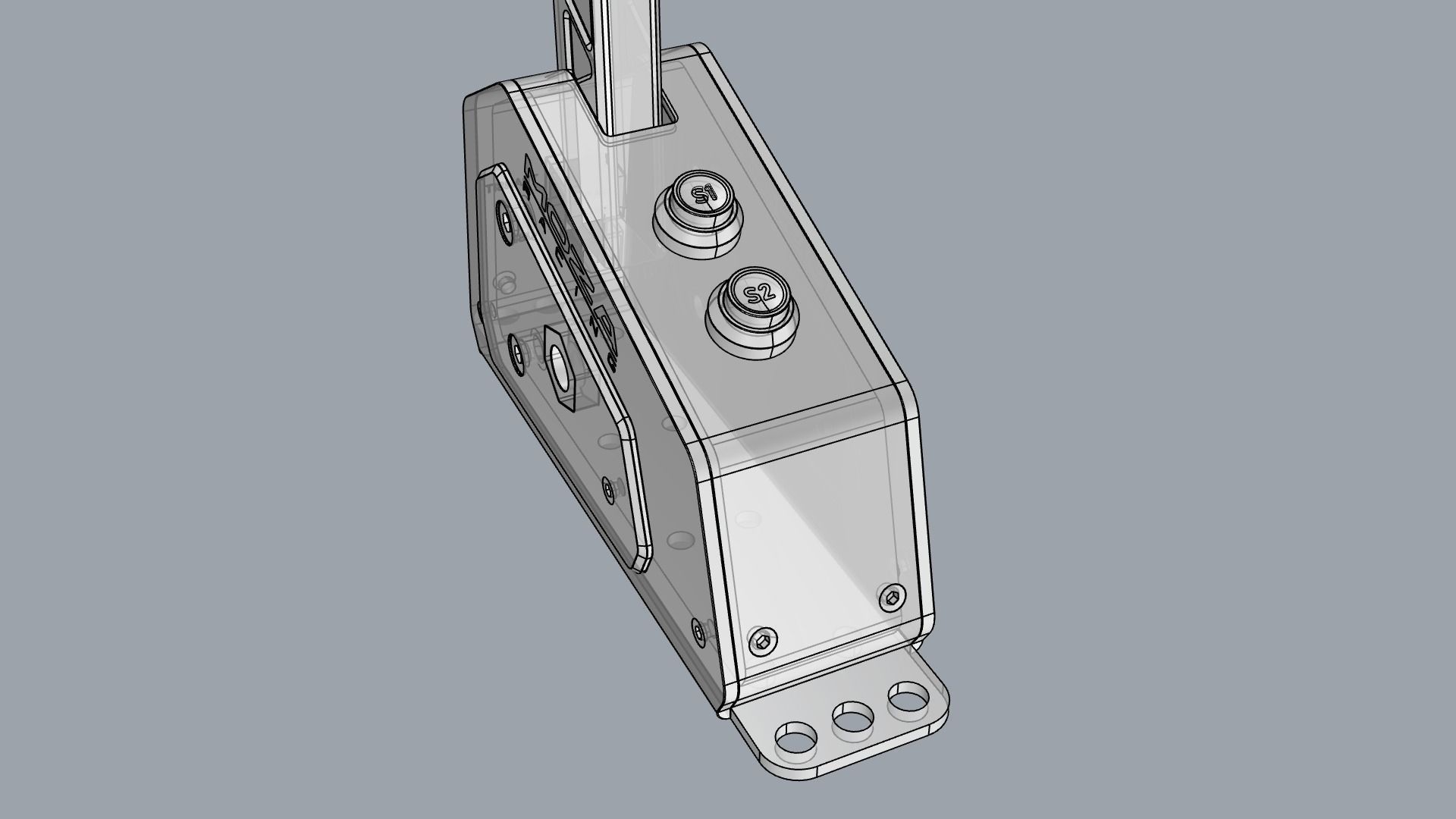 MOZA SGP SEQUENTIAL SHIFTER 3D model | CGTrader