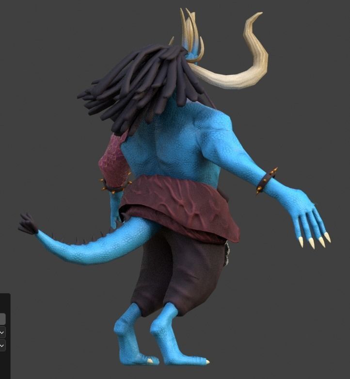 3D model Kaido - Manga Character VR / AR / low-poly | CGTrader