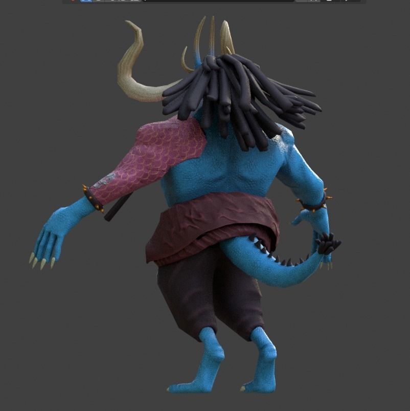 3D model Kaido - Manga Character VR / AR / low-poly | CGTrader