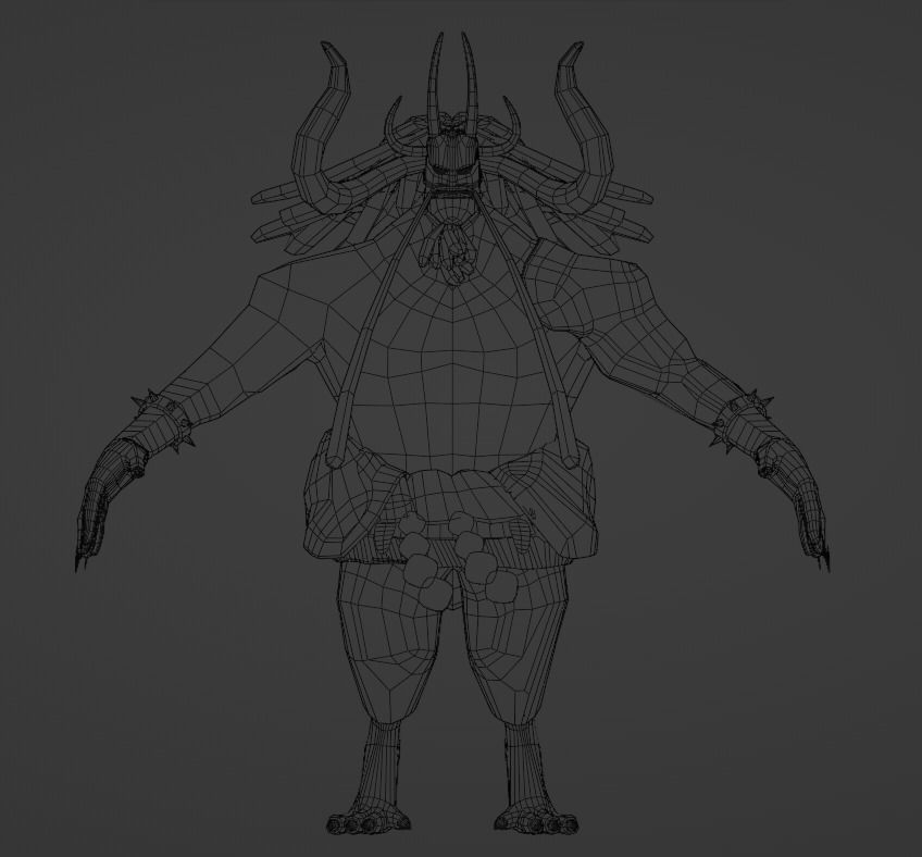 3D model Kaido - Manga Character VR / AR / low-poly | CGTrader