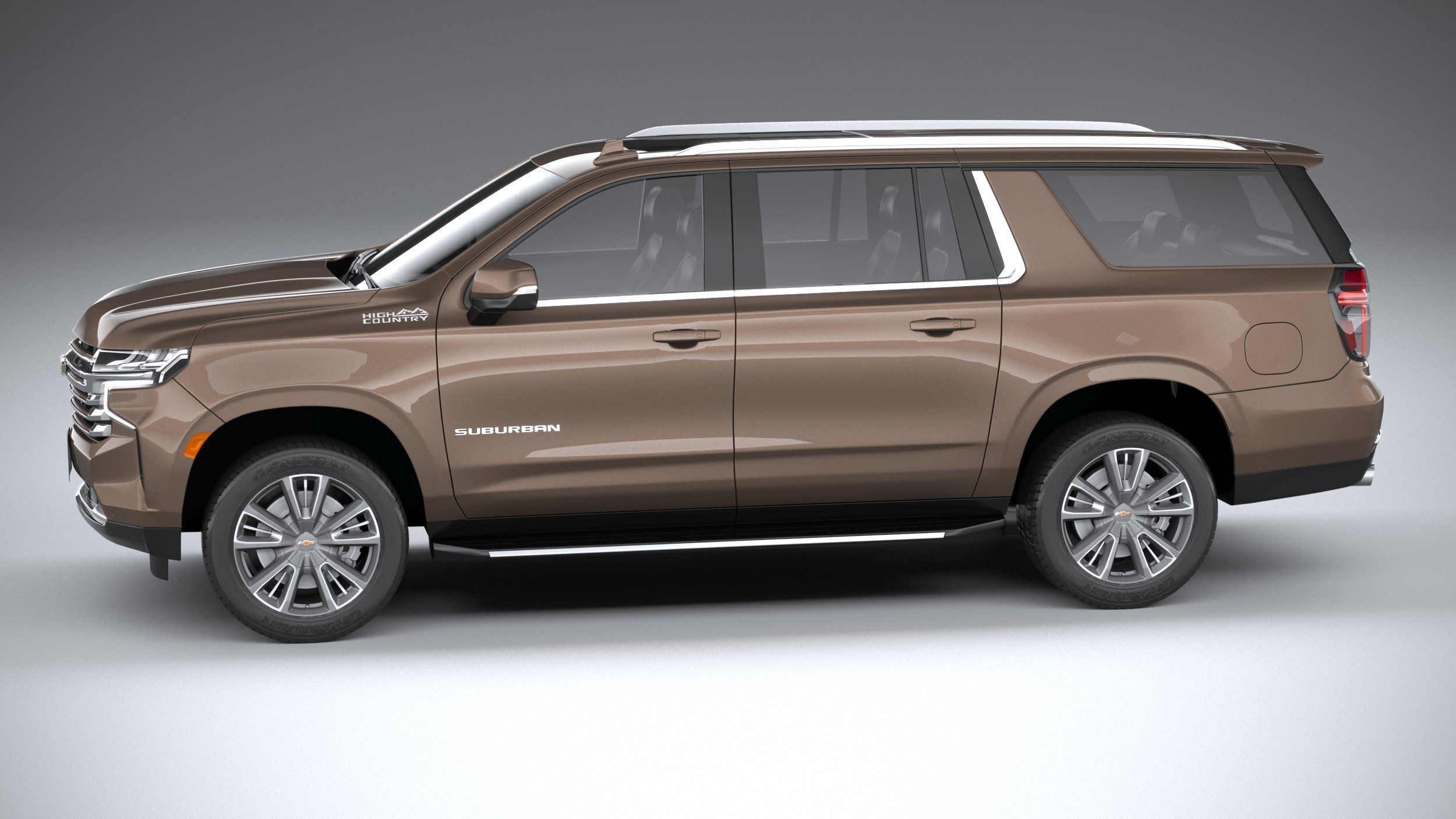 Chevrolet Suburban High Country CG 2021 3D model | CGTrader