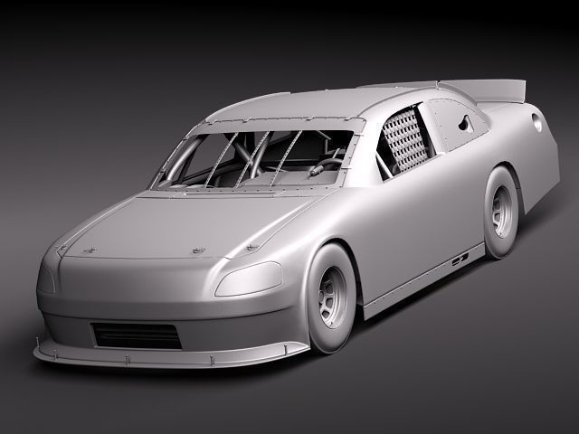 Nascar 2010 chevrolet impala ss godaddy cat pepsi 3D model | CGTrader