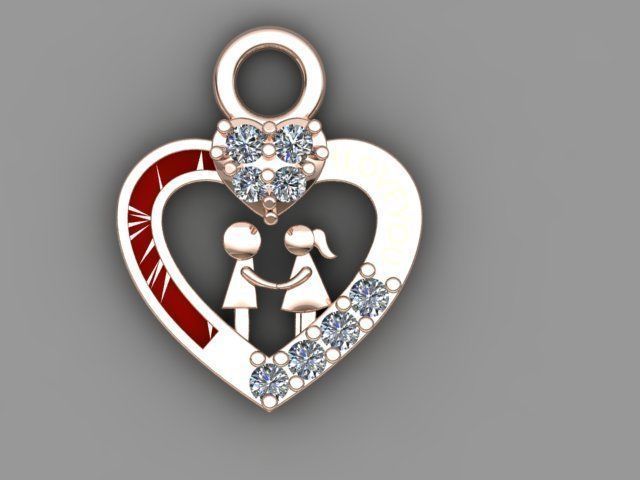 pendent free 3D model 3D printable | CGTrader