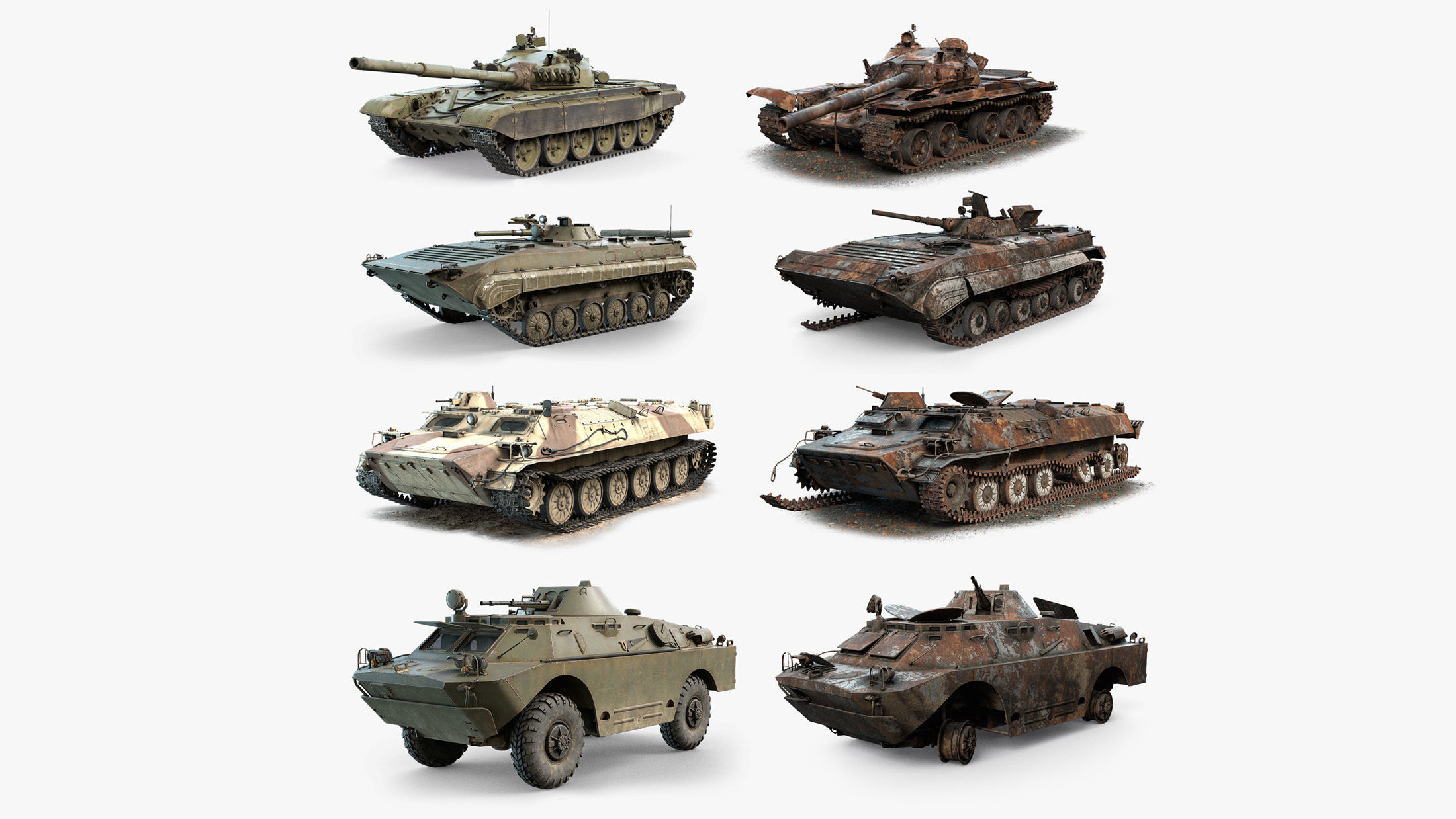 Soviet Military Vehicles Collection VR / AR / low-poly | CGTrader