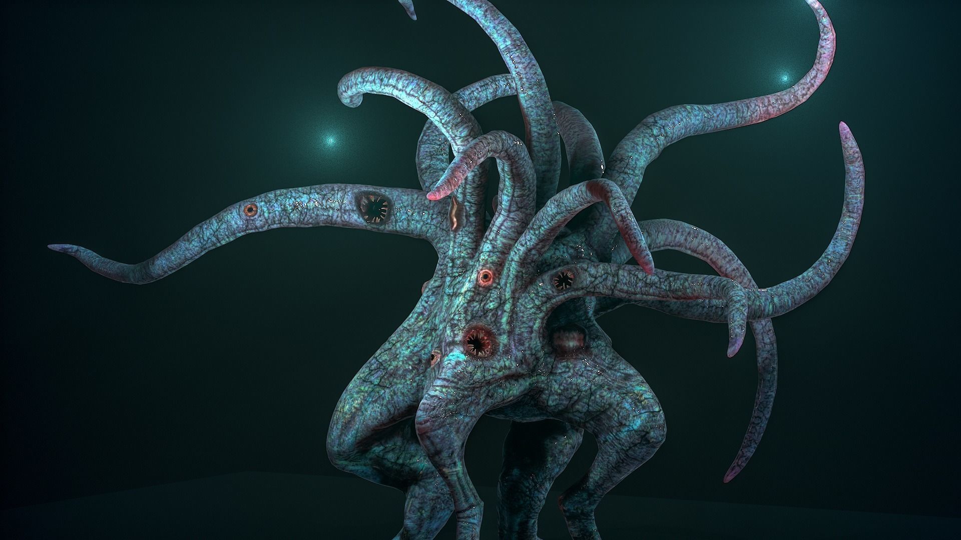 3D model Lovecraftian Monster VR / AR / low-poly | CGTrader