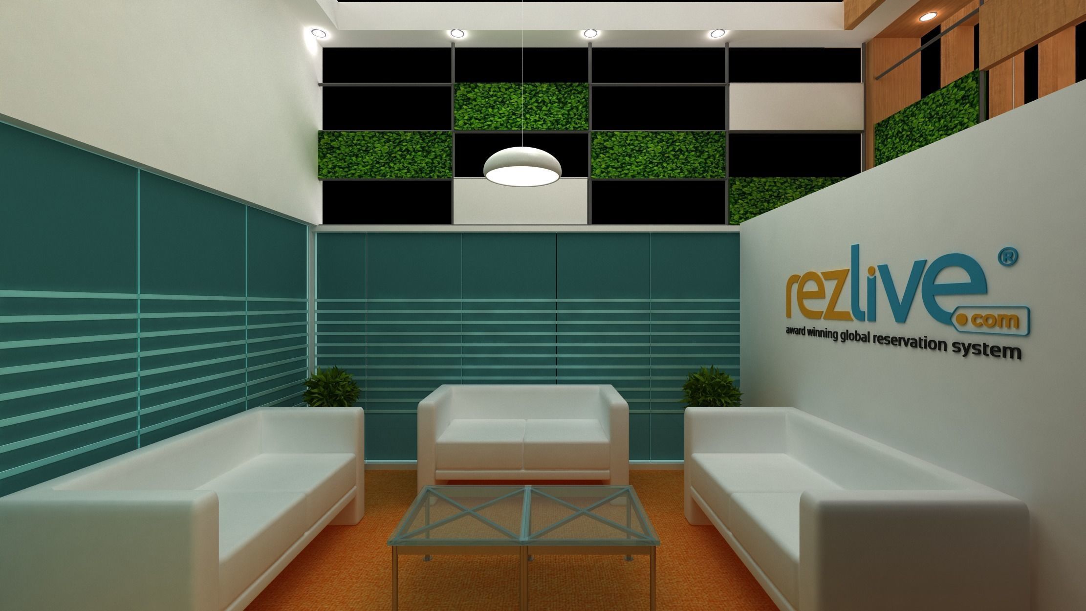 14mtr x 7mtr 4side open exhibition model 3D model 3D printable | CGTrader