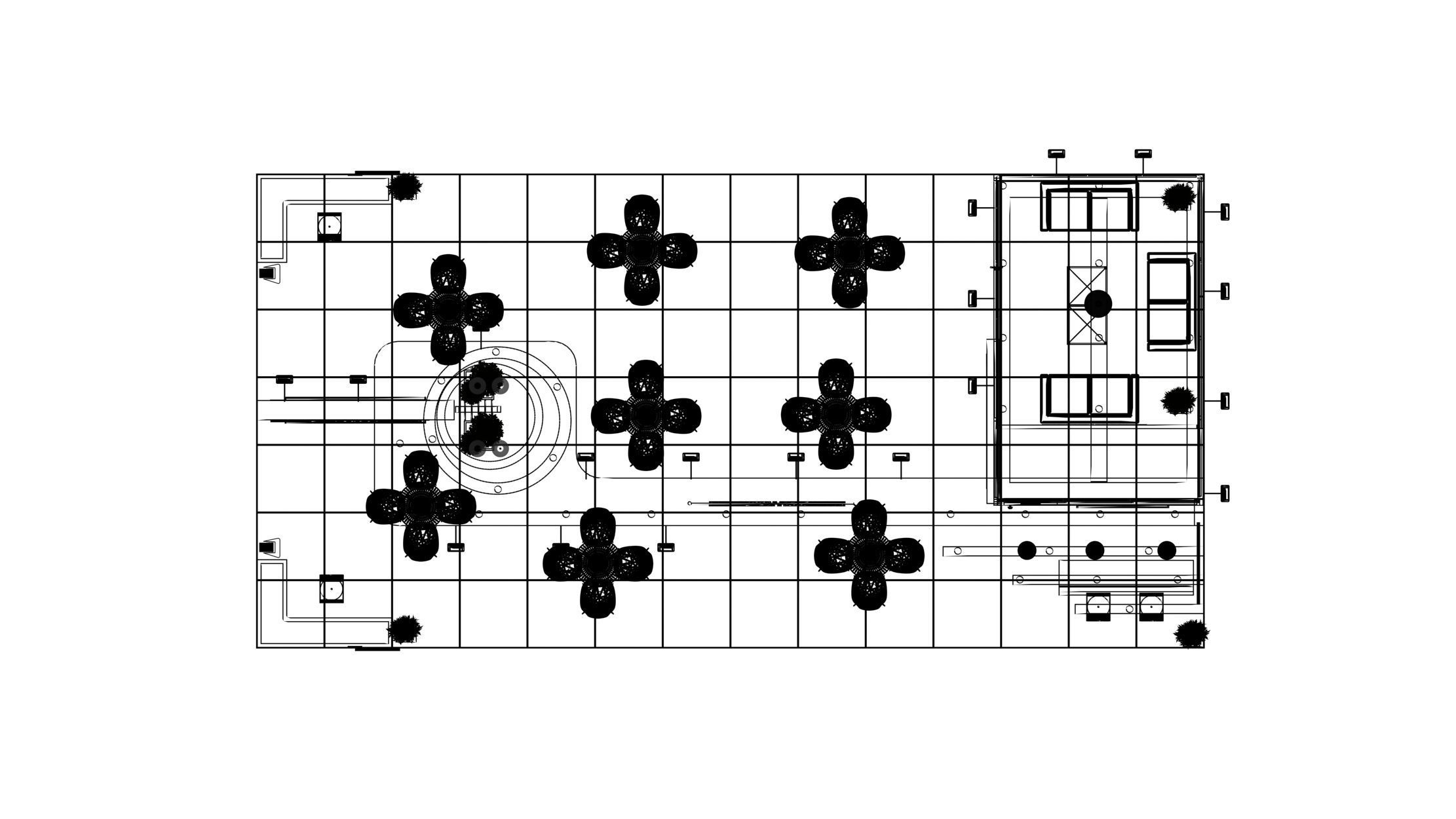 14mtr x 7mtr 4side open exhibition model 3D model 3D printable | CGTrader