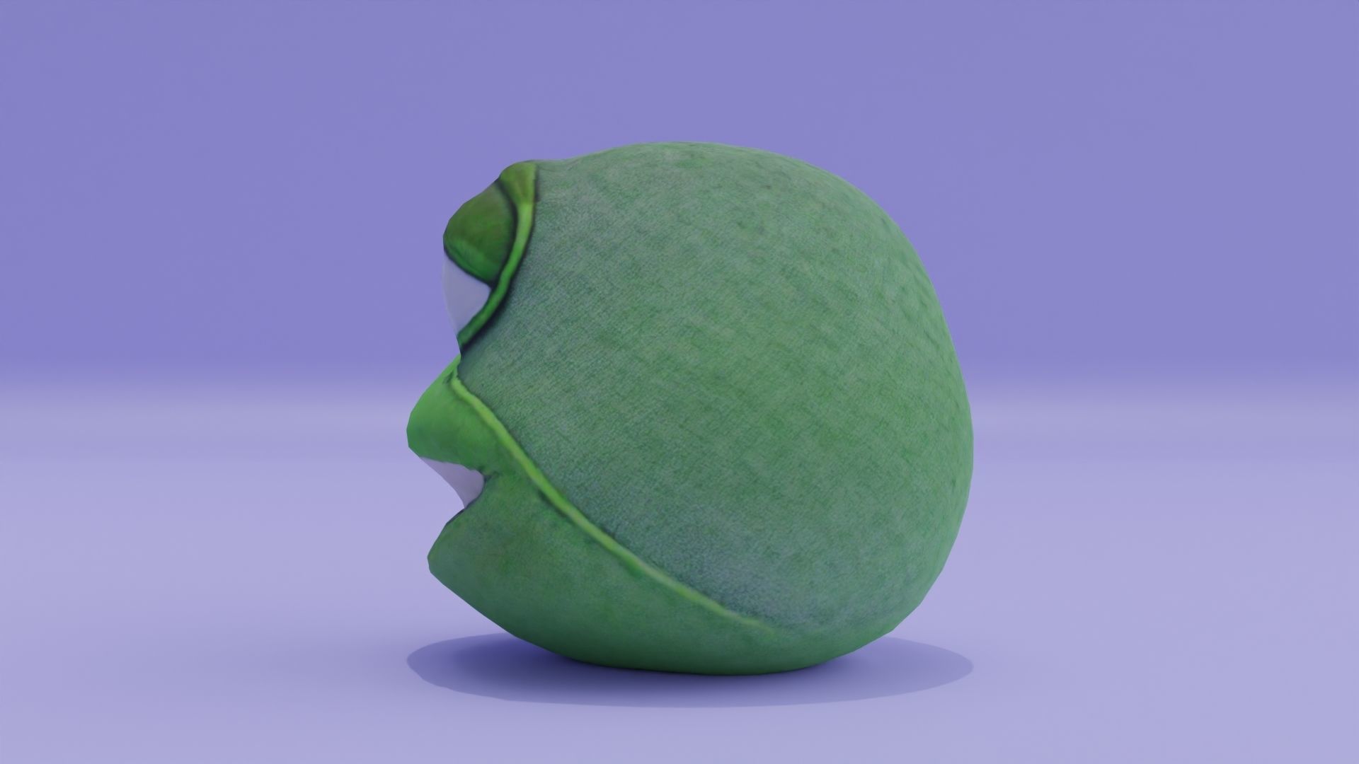 3D model Pepe Frog Head Helmet VR / AR / low-poly | CGTrader