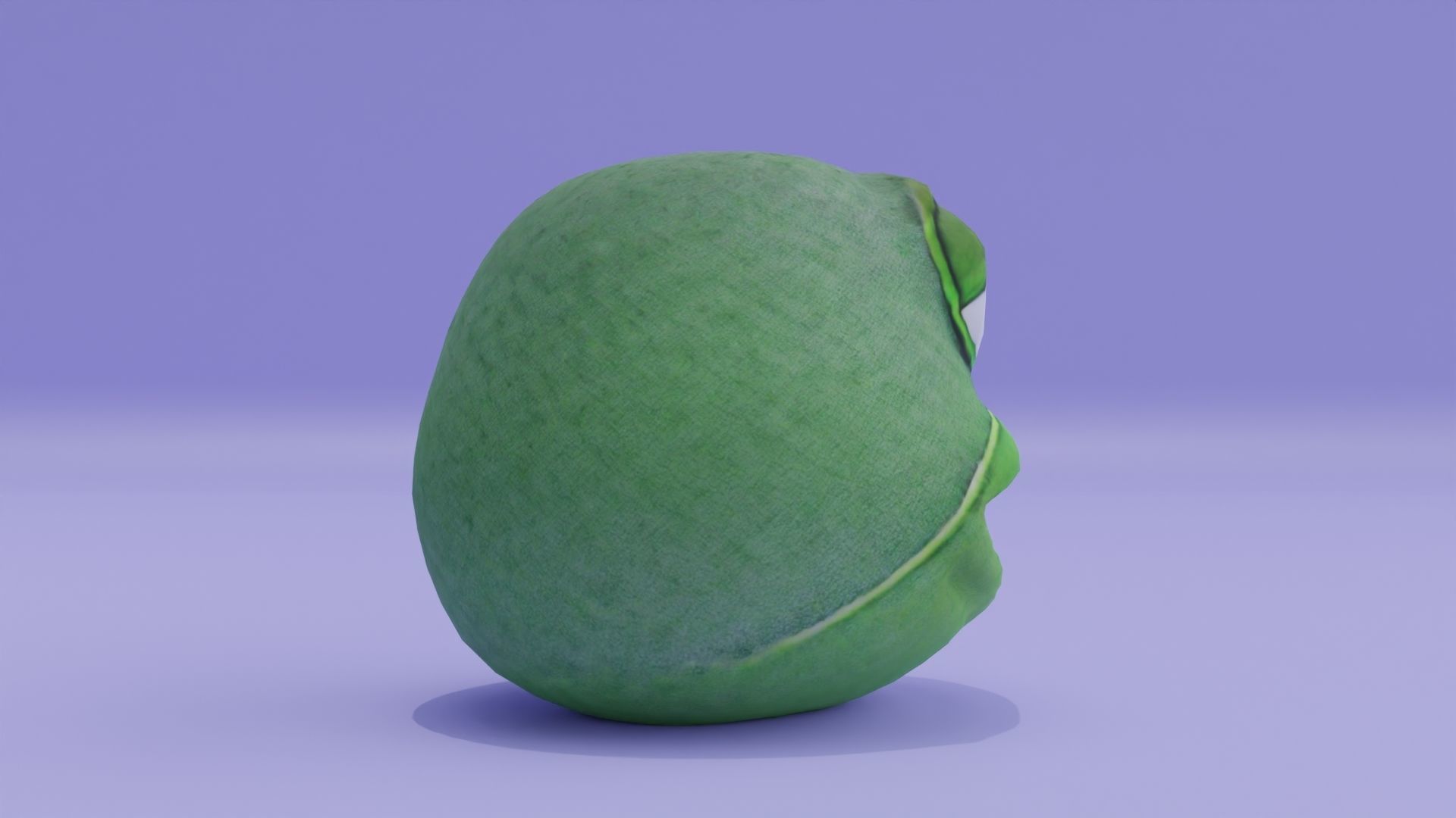 3D model Pepe Frog Head Helmet VR / AR / low-poly | CGTrader