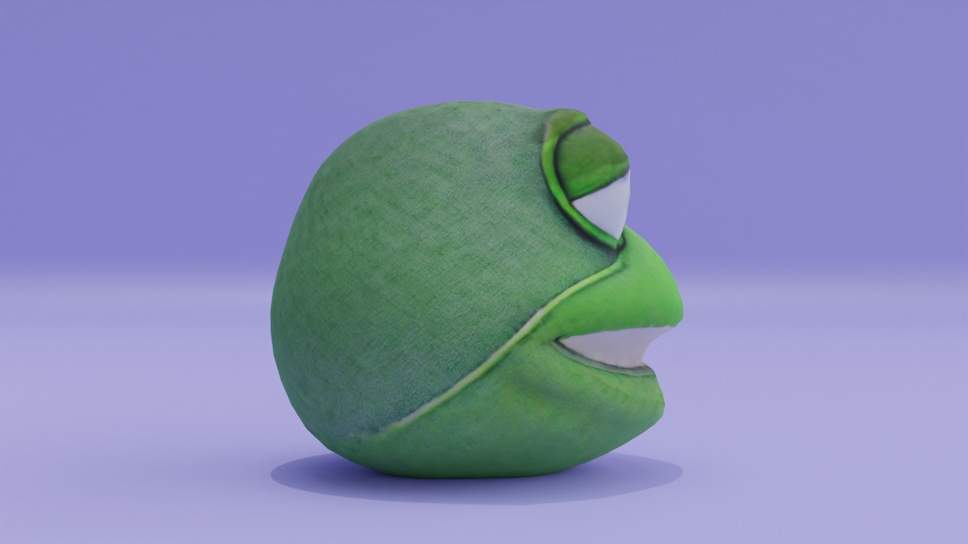 3D model Pepe Frog Head Helmet VR / AR / low-poly | CGTrader