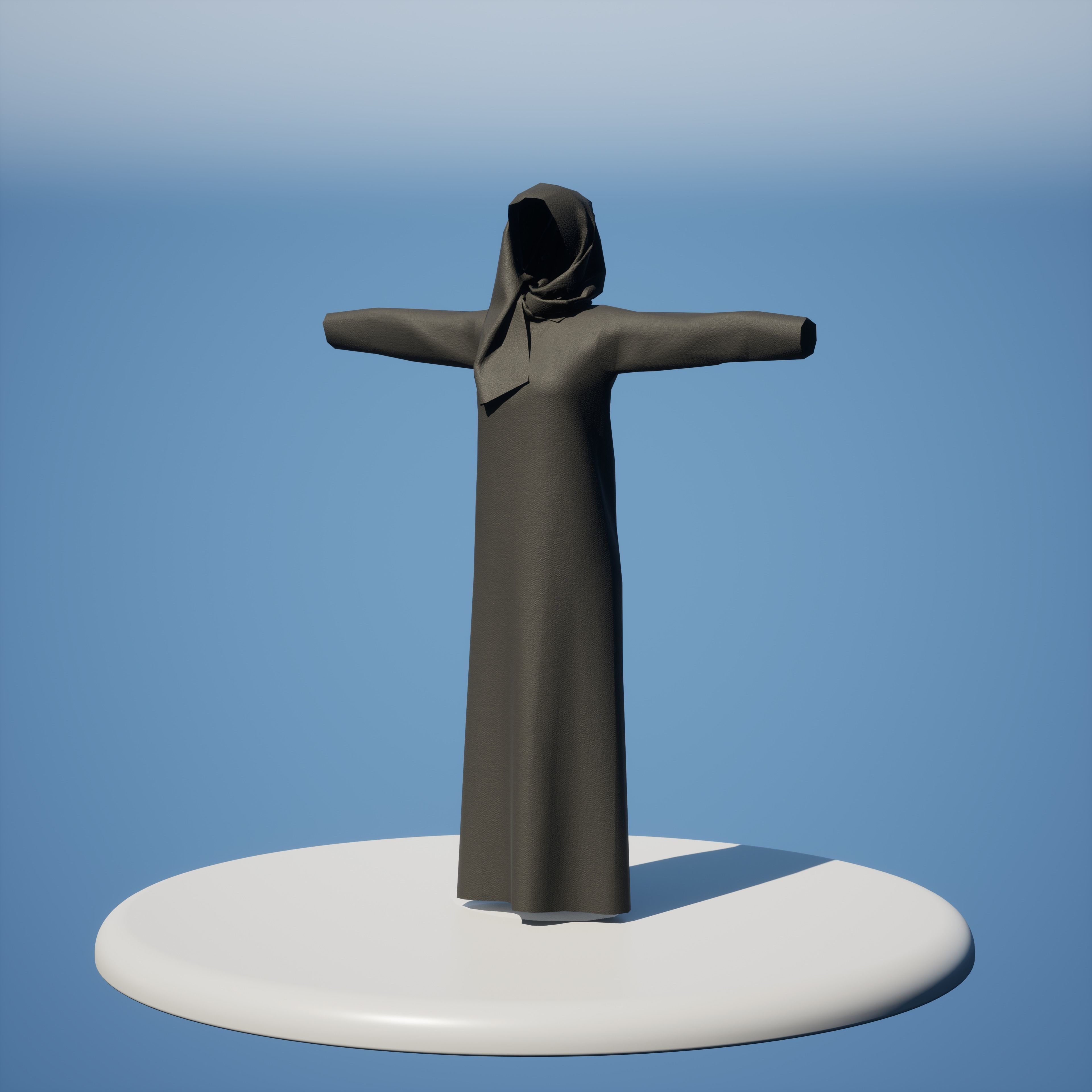 3D model Traditional Saudi Arabian Clothes - Male and Female VR / AR ...