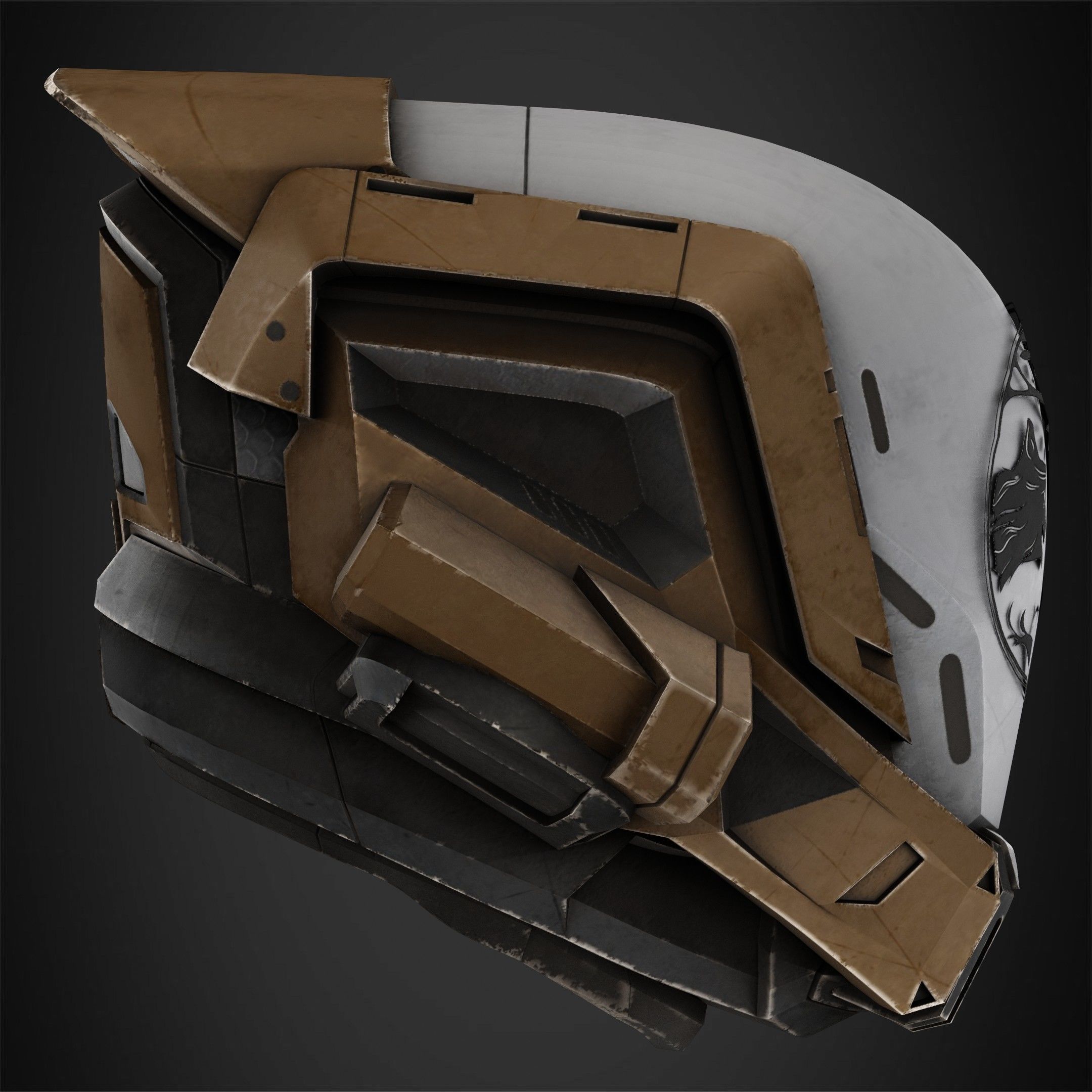 Destiny Titan Iron Regalia Helmet for Cosplay 3D model 3D printable ...