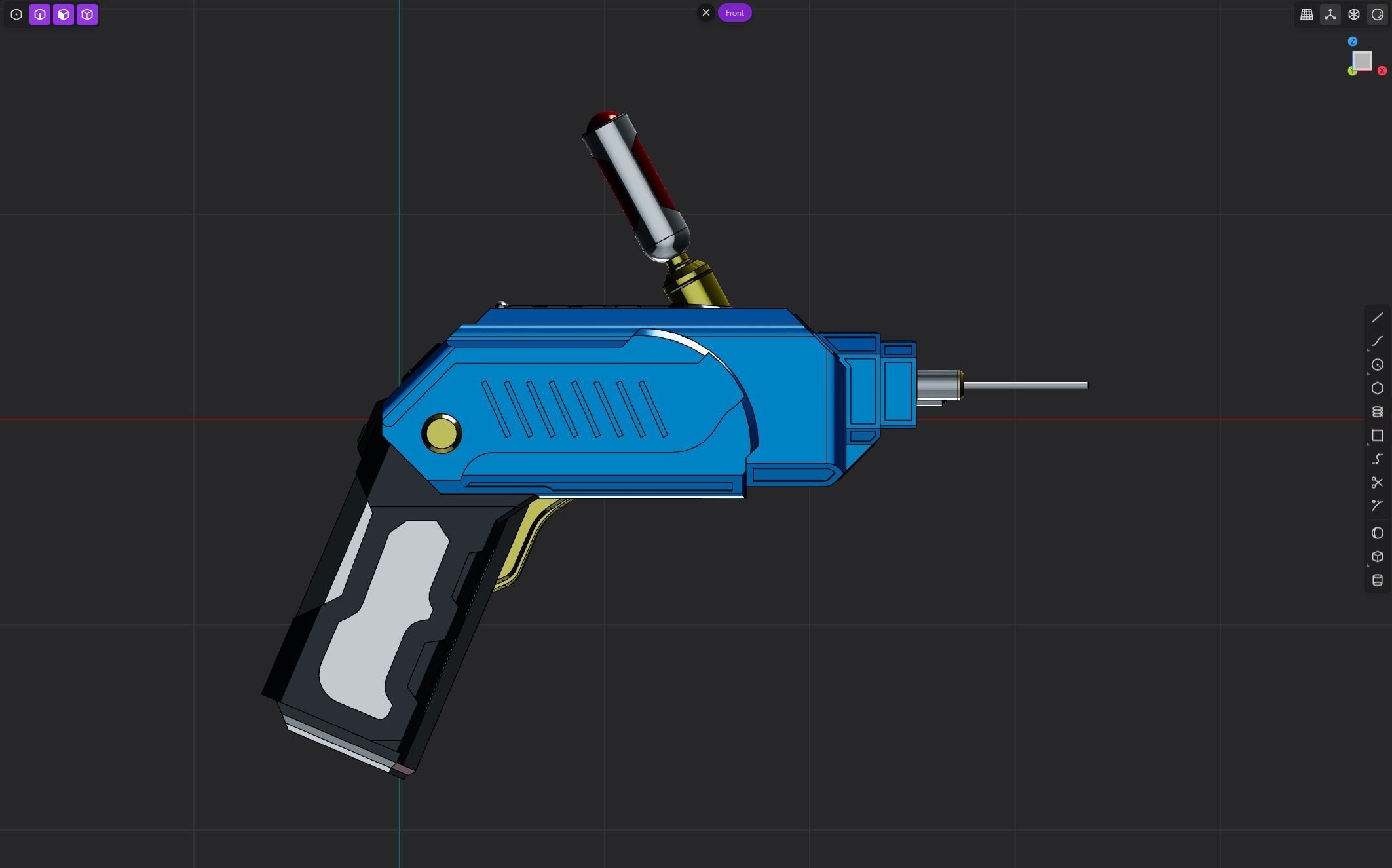 3D model Sci-fi Med-injector - Model MI001 VR / AR / low-poly | CGTrader