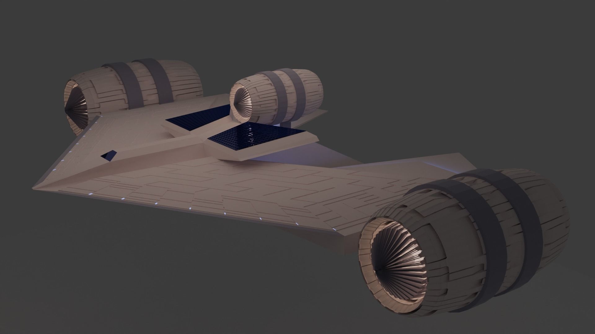 Nave Sci--Fi 3D model | CGTrader