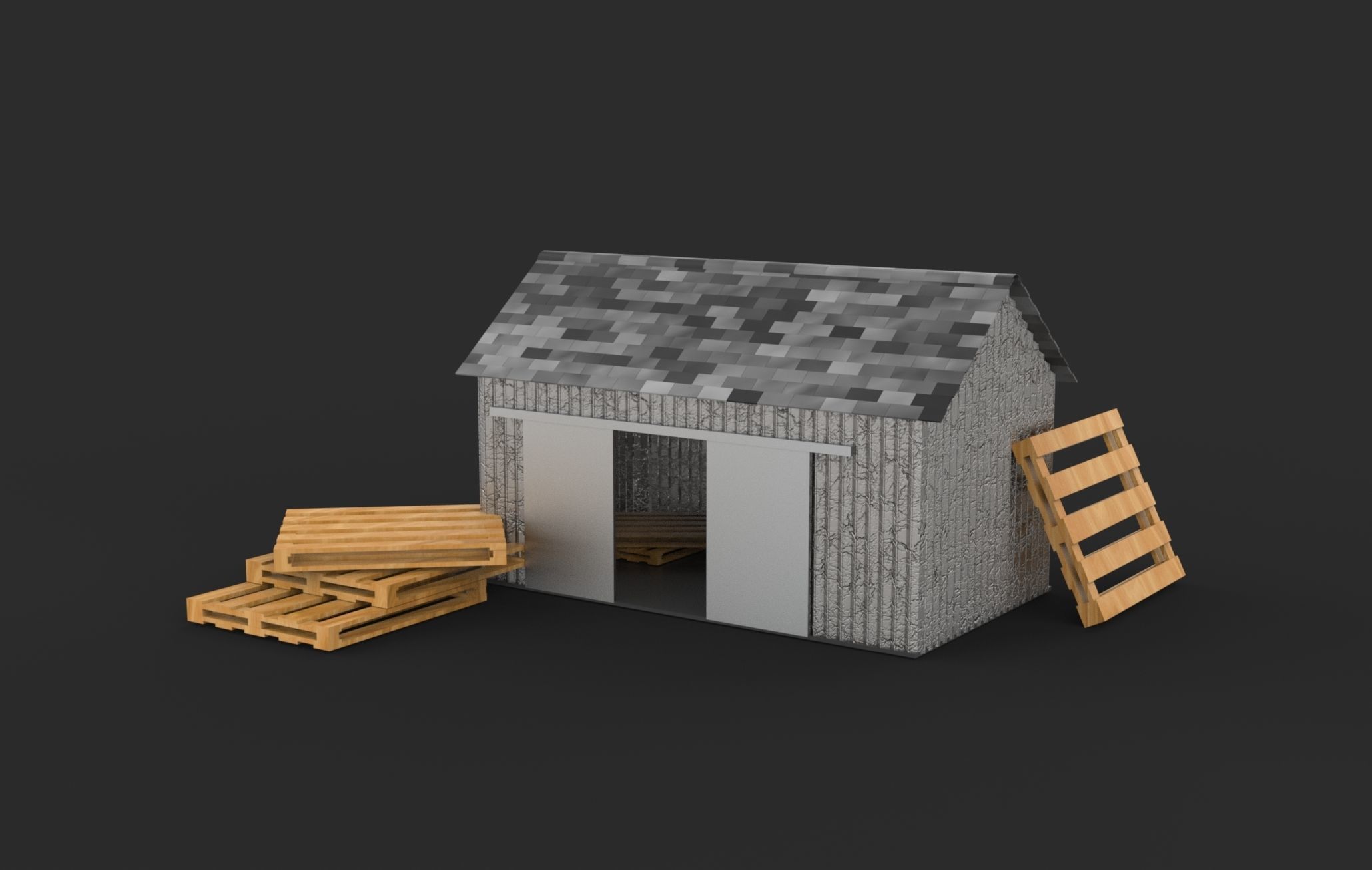 warehouse 3D model animated | CGTrader