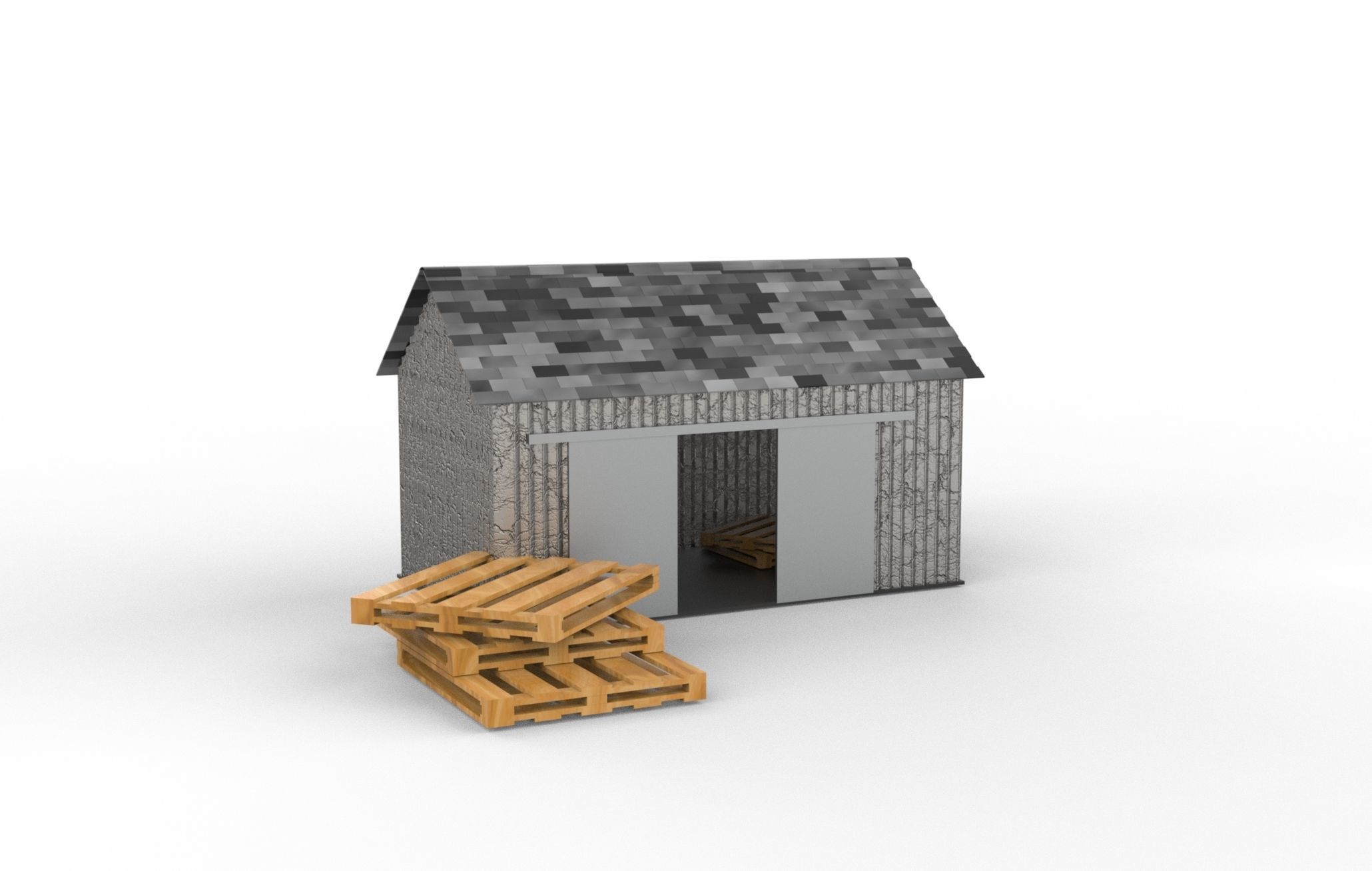 warehouse 3D model animated | CGTrader