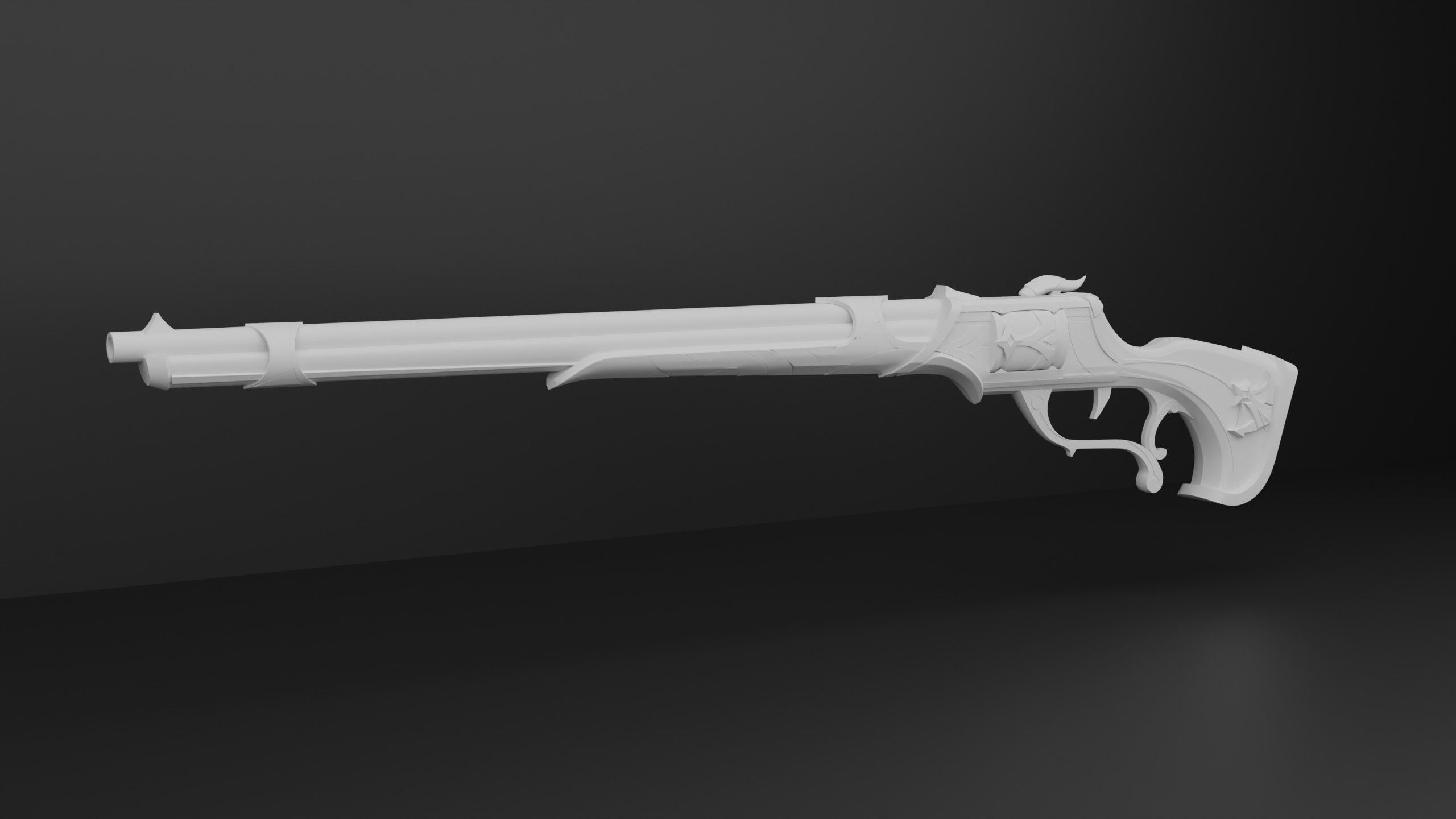 Genshin impact Chevreuse Gun 3d print model 3D model 3D printable ...