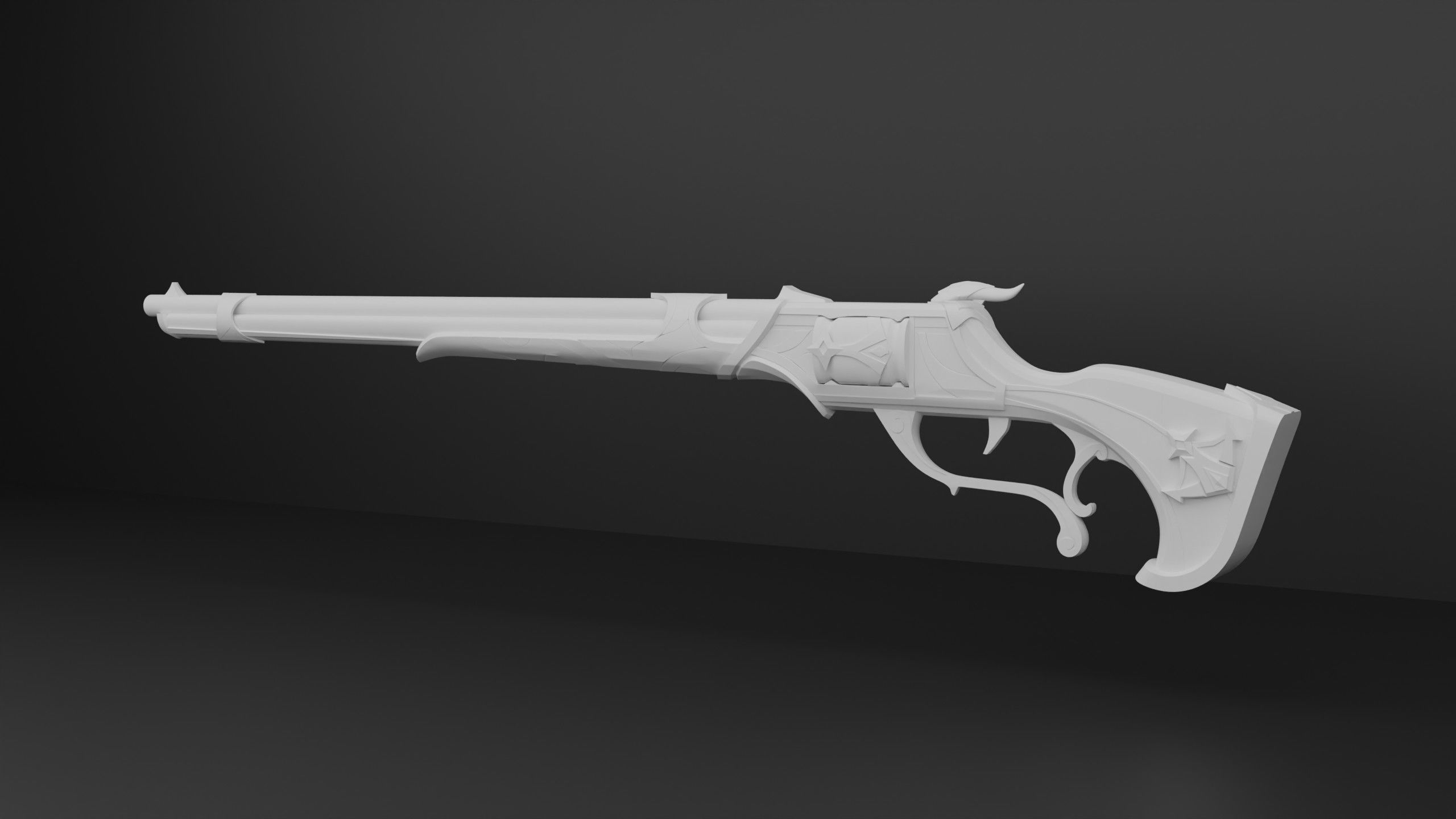 Genshin impact Chevreuse Gun 3d print model 3D model 3D printable ...