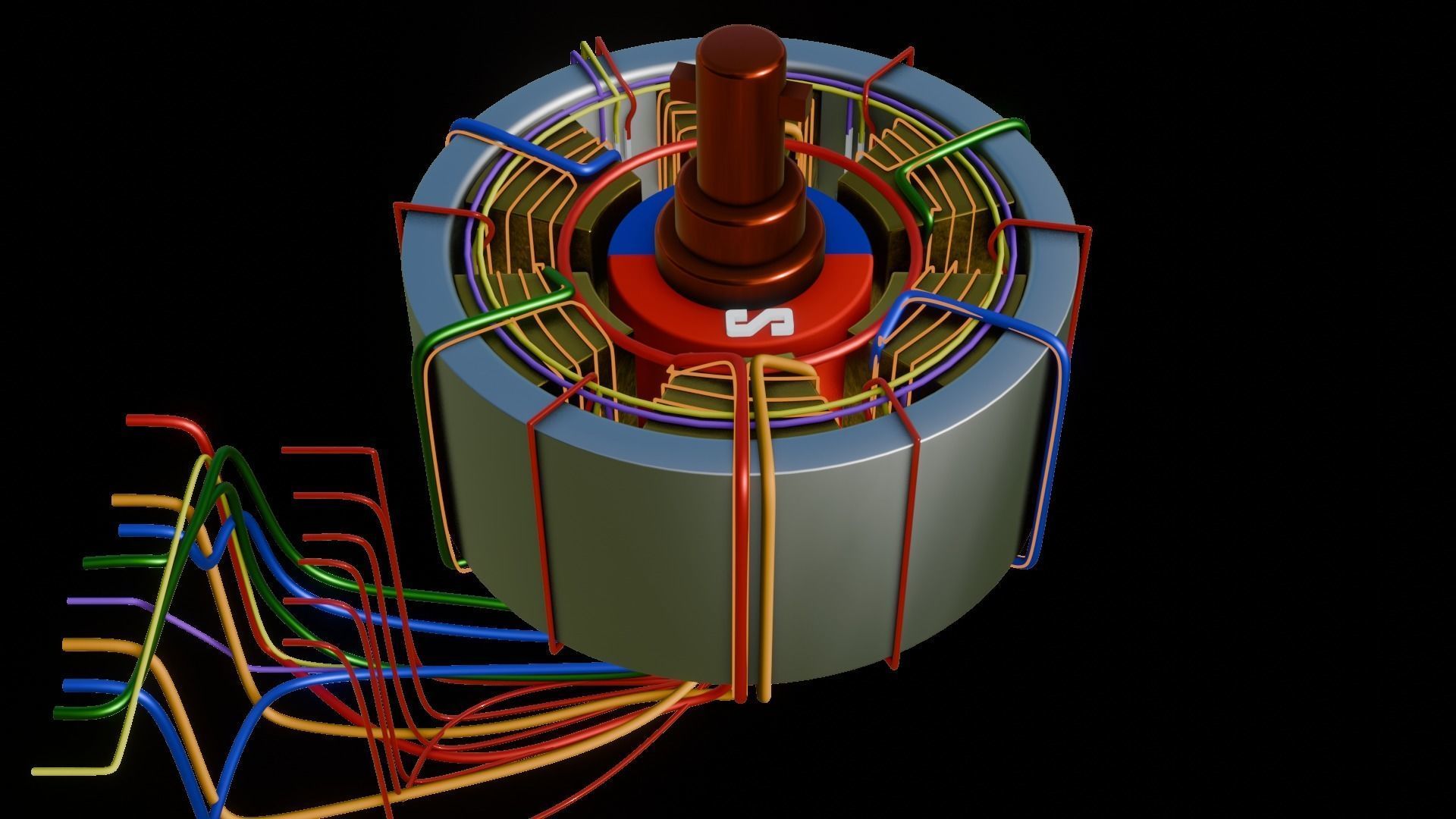3D model BRUSHLESS DC MOTOR 3D MODEL VR / AR / low-poly | CGTrader