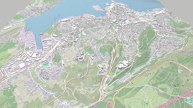 Cityscape Trieste Italy 3D model | CGTrader