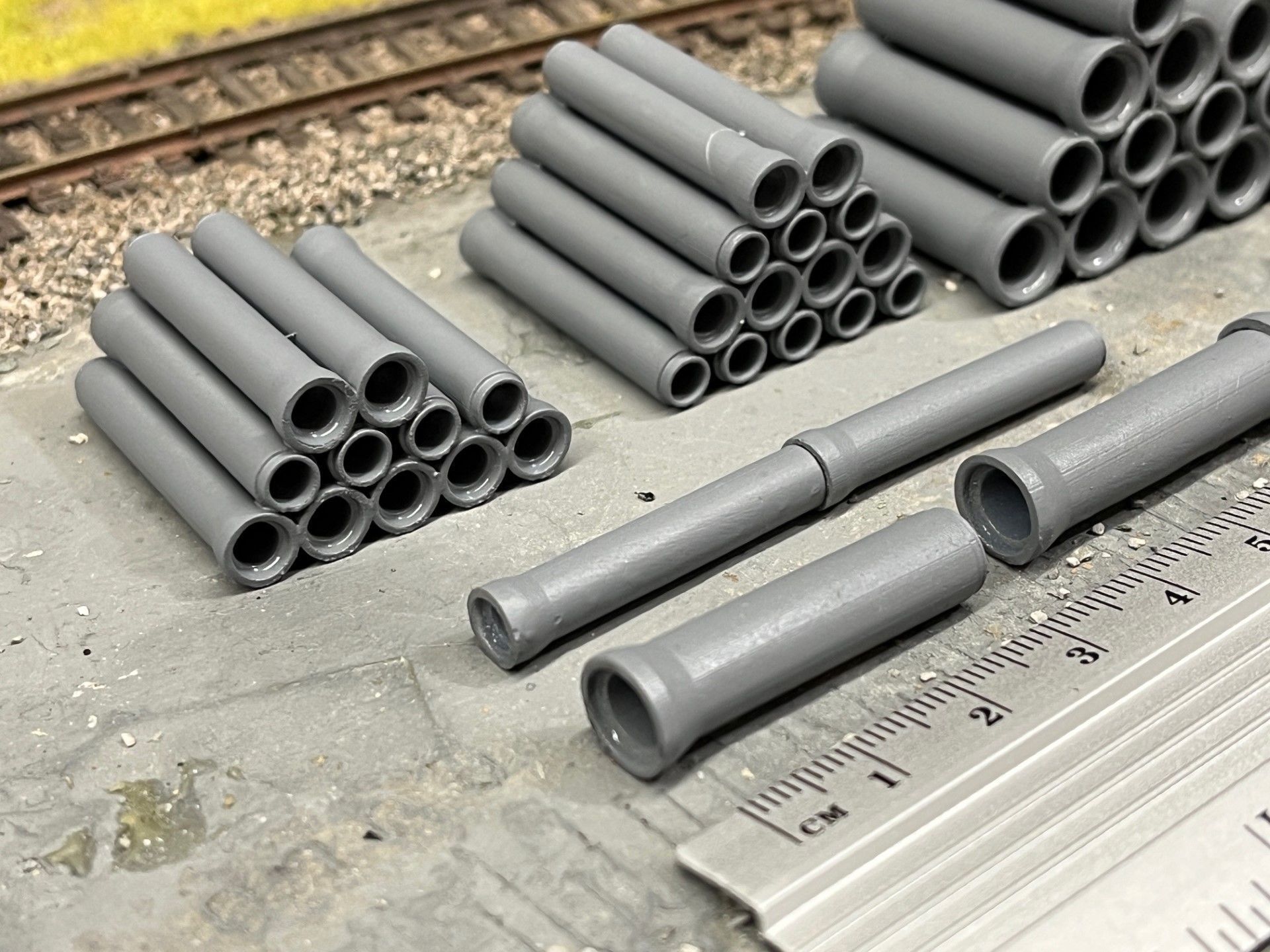 Model Railway Concrete Drainage Pipes 3D model 3D printable | CGTrader