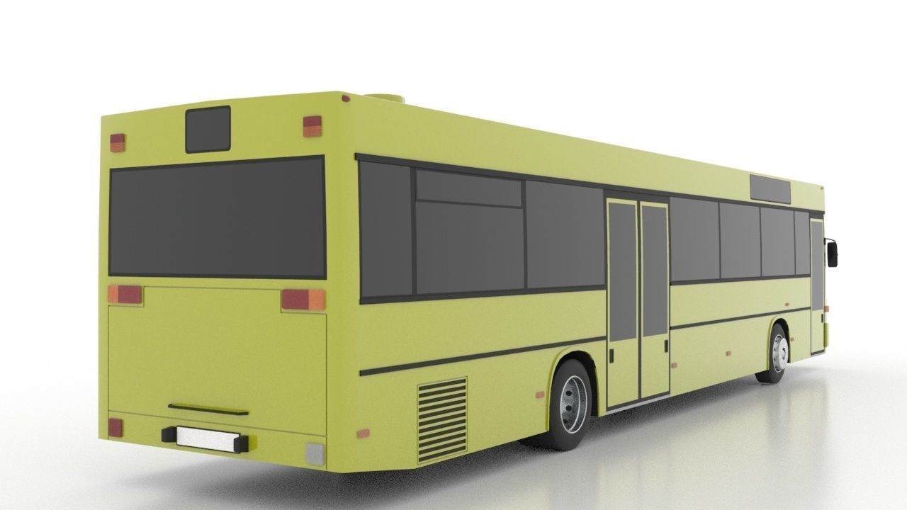 3D model Mercedes-Benz O407 Low VR / AR / low-poly | CGTrader