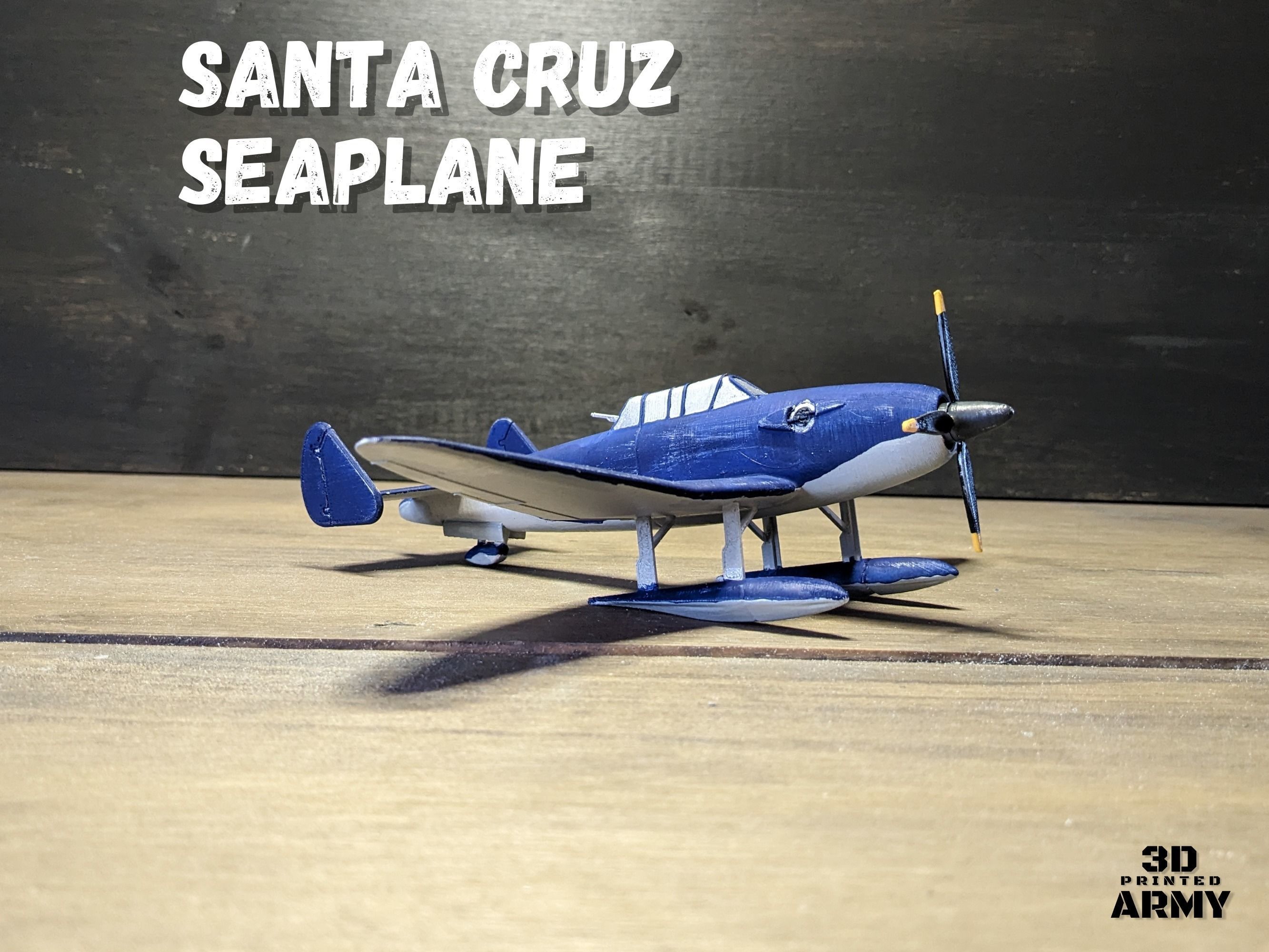 Santa cruz seaplane air racer - STL files for 3D printing free 3D model ...