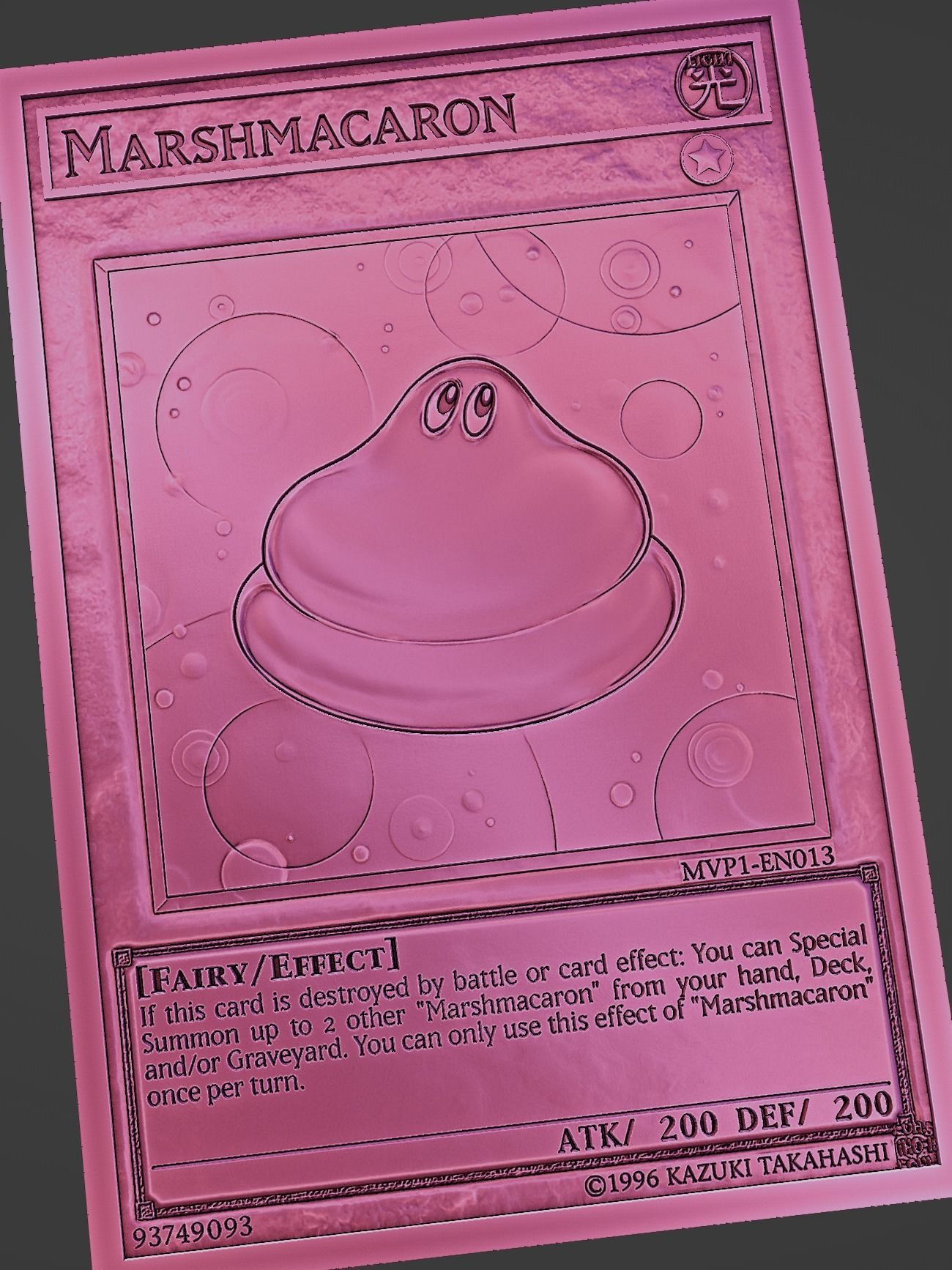 MARSHMACARON - YUGIOH free 3D model 3D printable | CGTrader