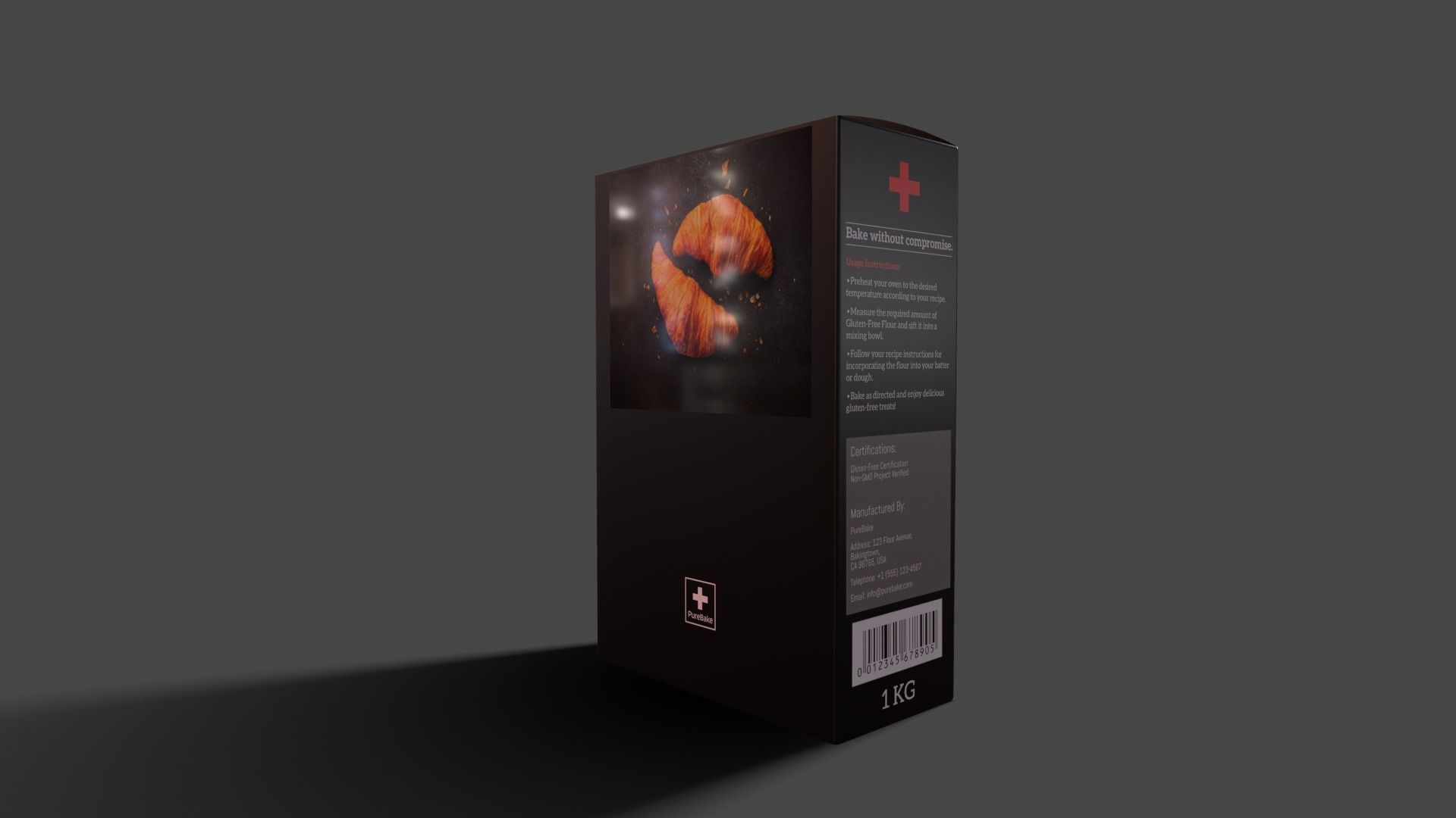 3D model Gluten-Free Flour - 3D Model VR / AR / low-poly | CGTrader