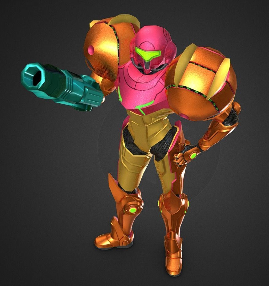 3D model Metroid - Samus Varia Suit Rigged VR / AR / low-poly | CGTrader