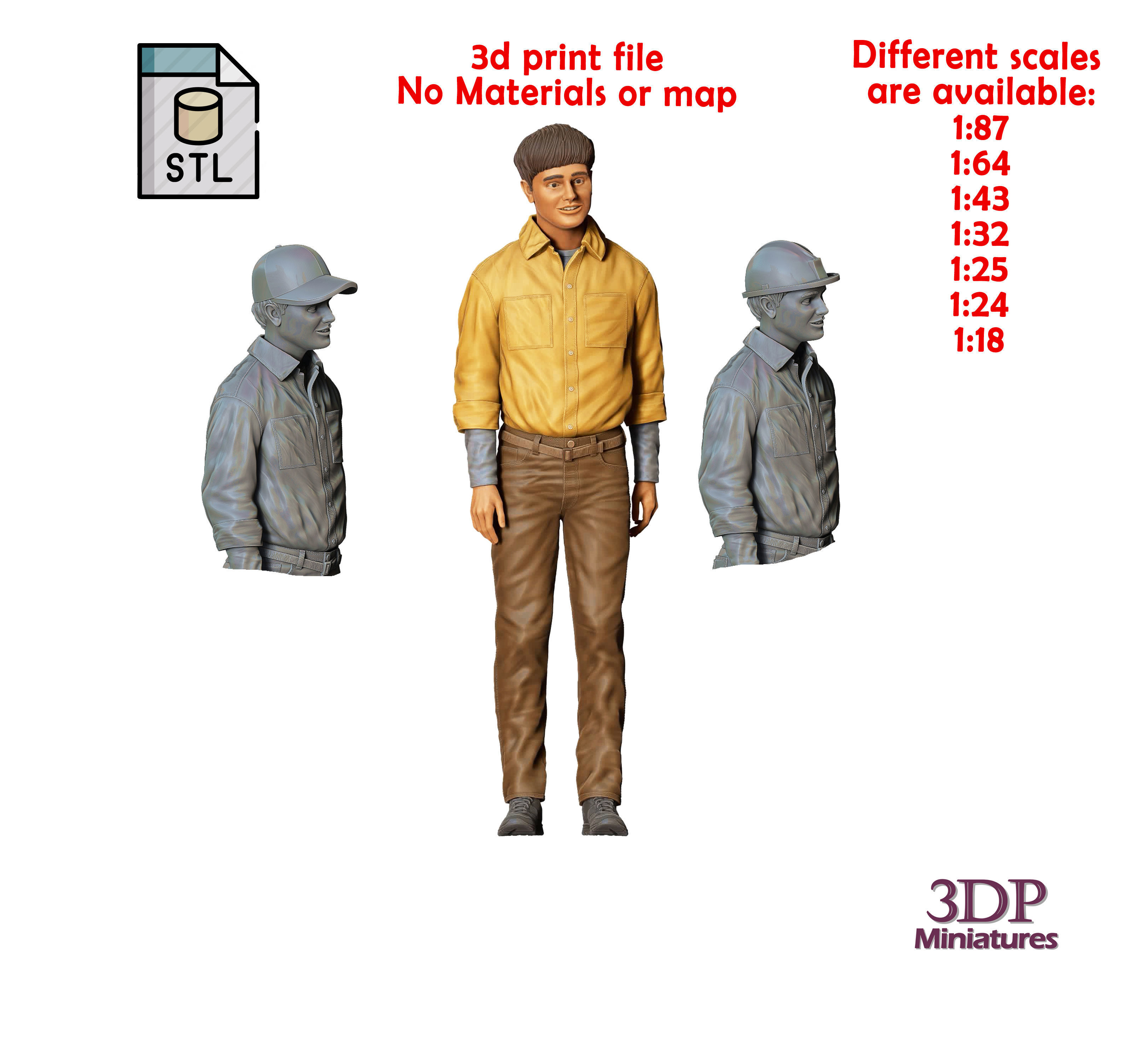 N4 Stranger Things Will Byers 3D model 3D printable | CGTrader