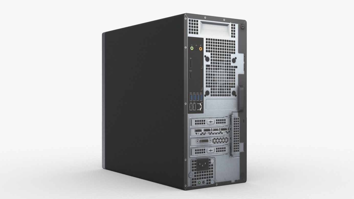 3D model Desktop computer -Dell XPS VR / AR / low-poly | CGTrader