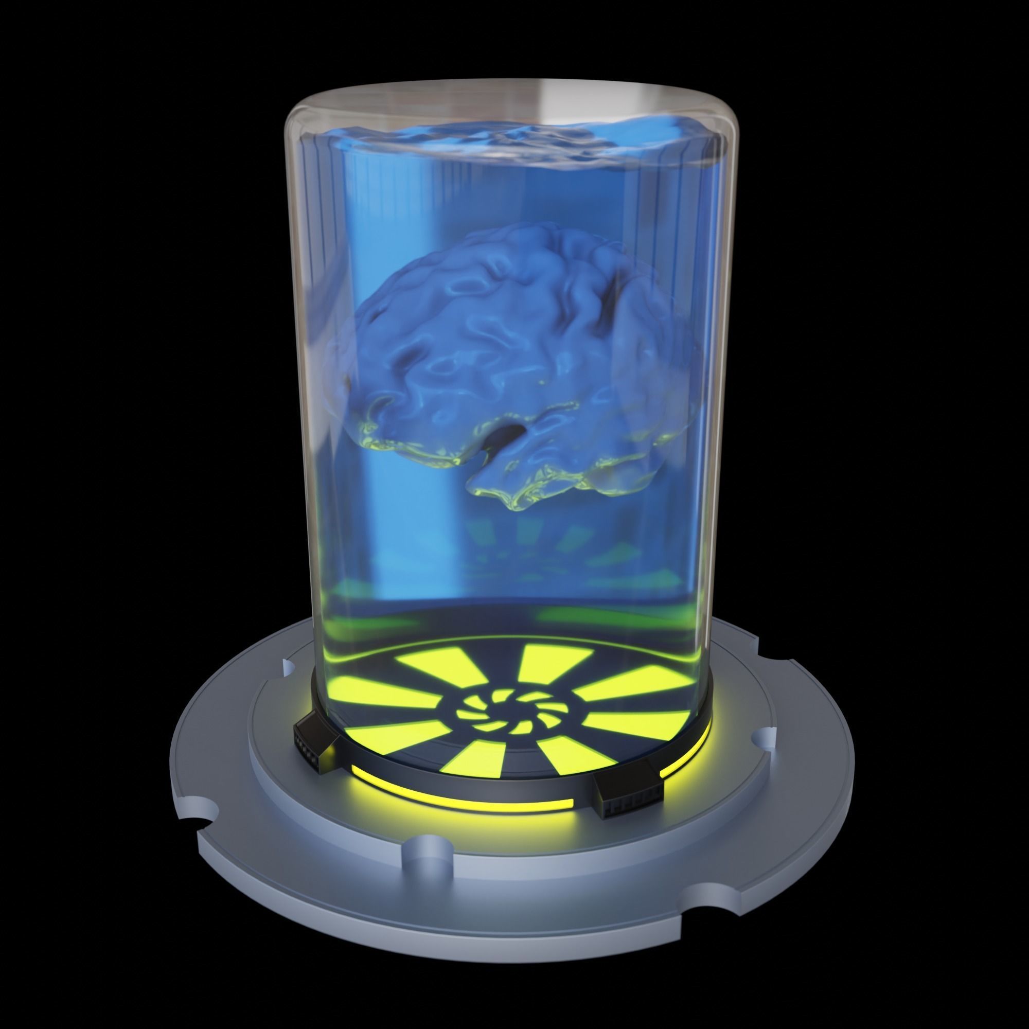 Brain Tank free 3D model | CGTrader