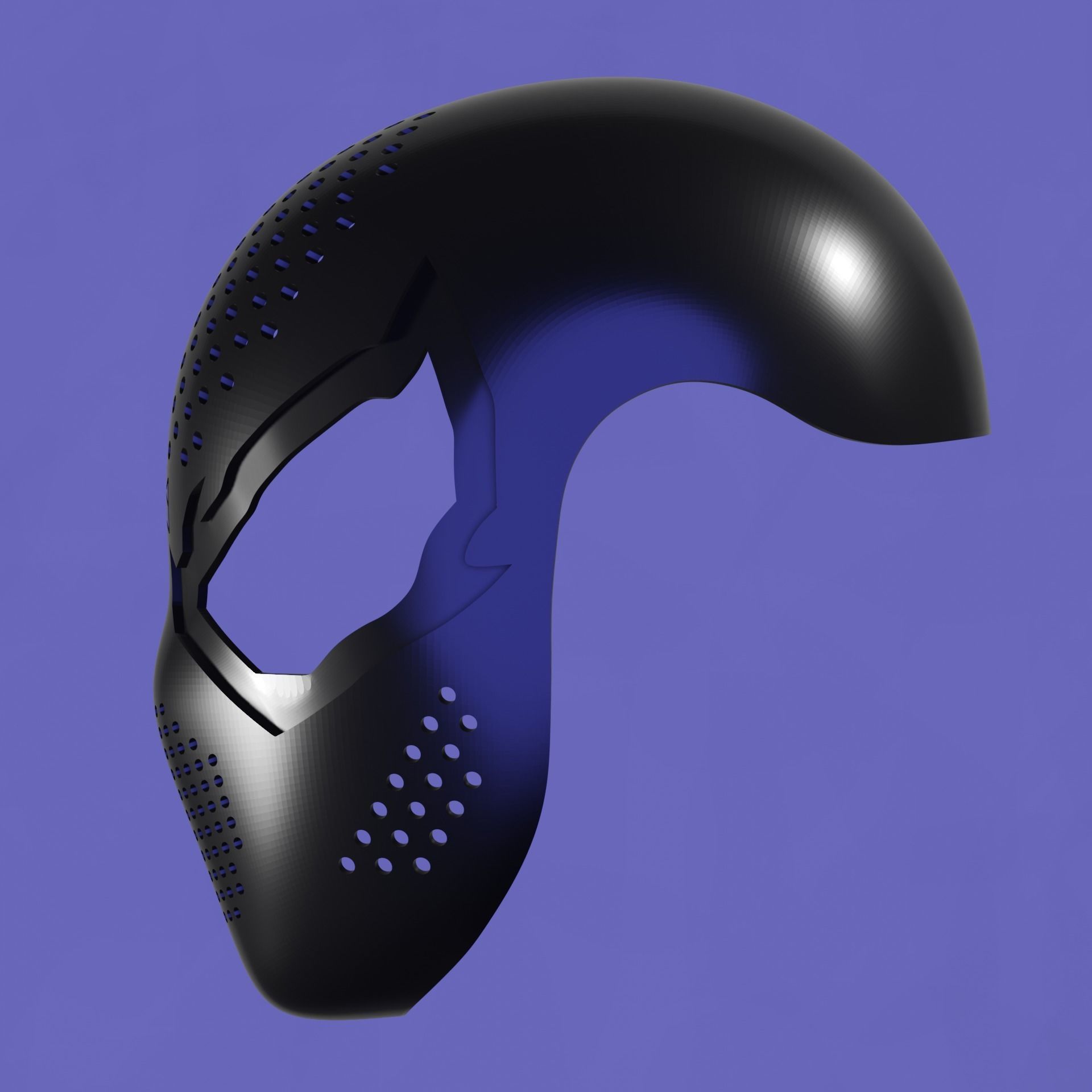 SPIDERMAN PS5 - MASCARA SIMBIONTE VENOM V2 3D model 3D printable | CGTrader