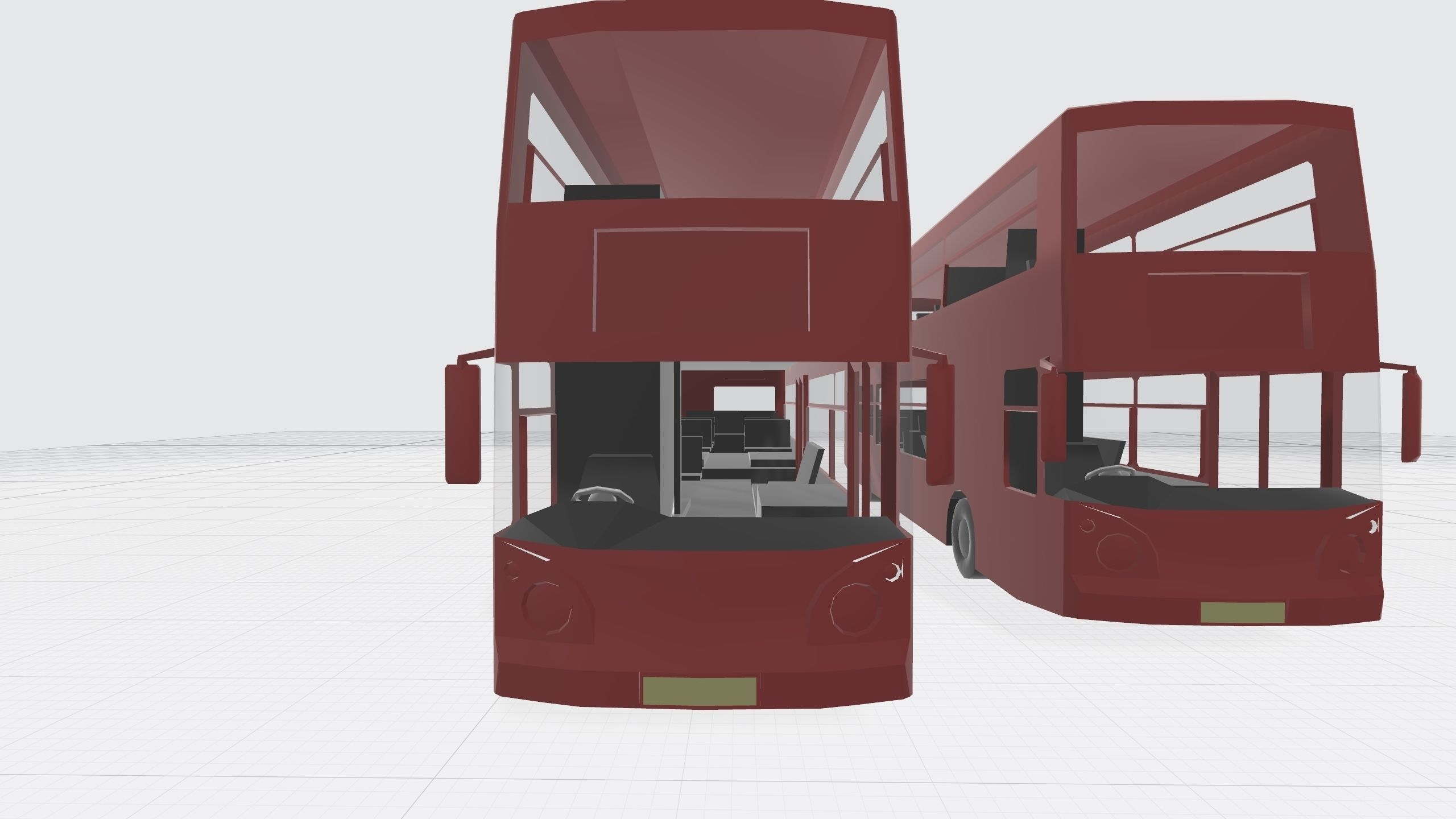 London Buses Lowpoly Model free VR / AR / low-poly 3D model | CGTrader