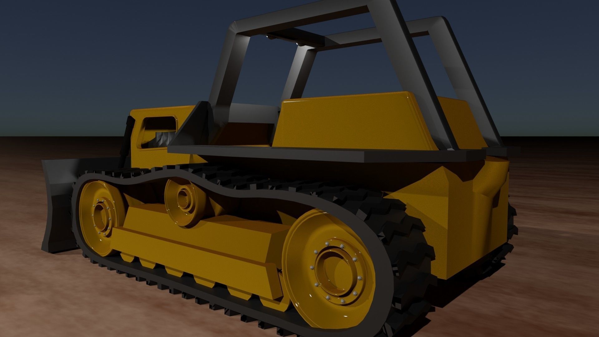 Toonka Bulldozer 3D model 3D printable | CGTrader