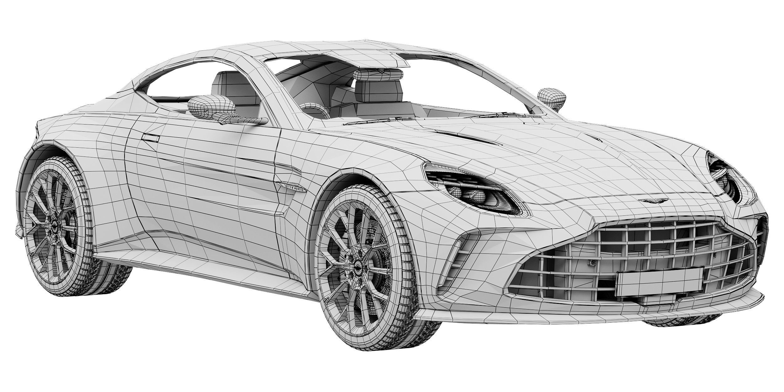 Aston Martin Vantage 2024 3D model | CGTrader