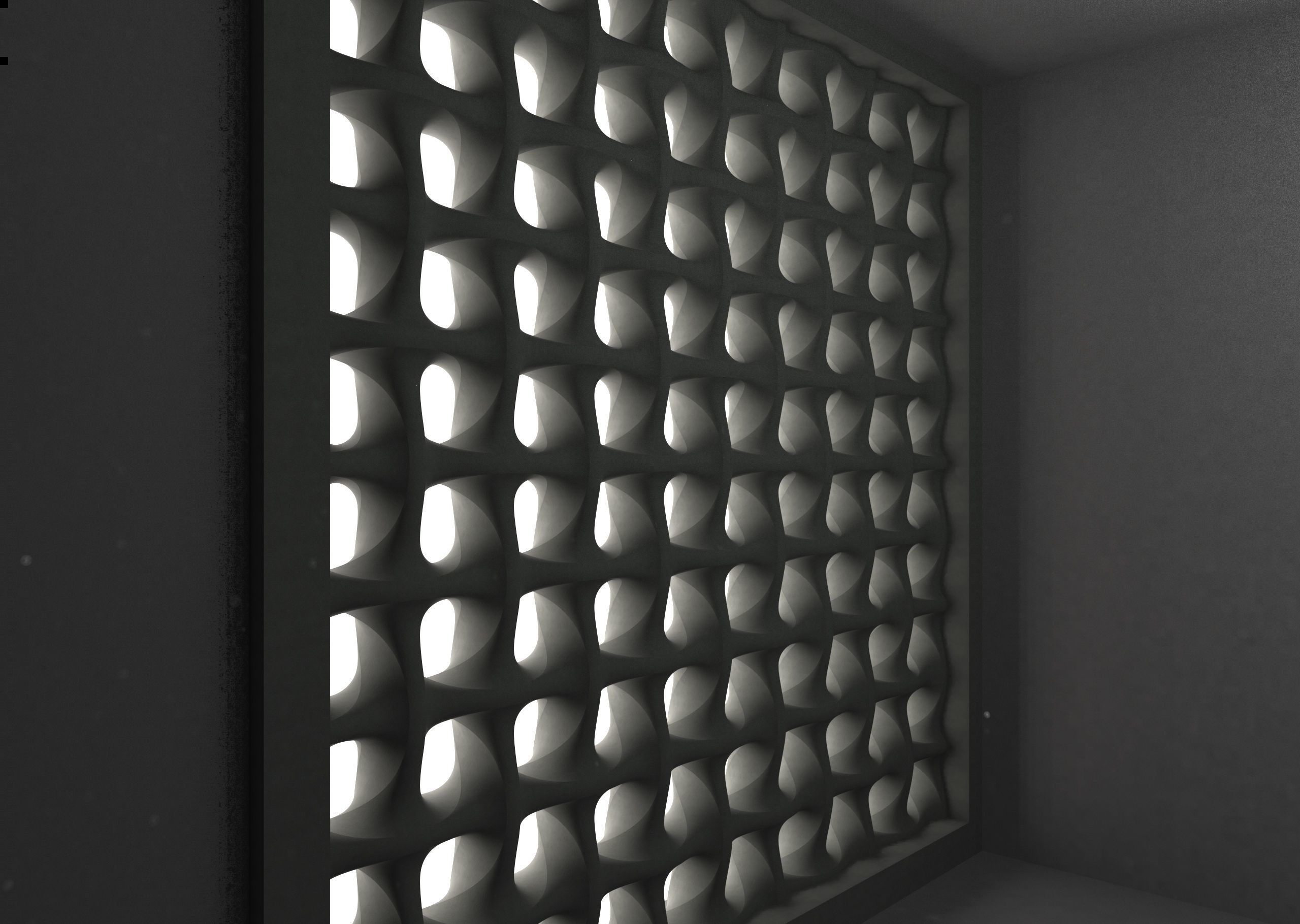 Erwin Hauer light-diffusing wall 3D model | CGTrader