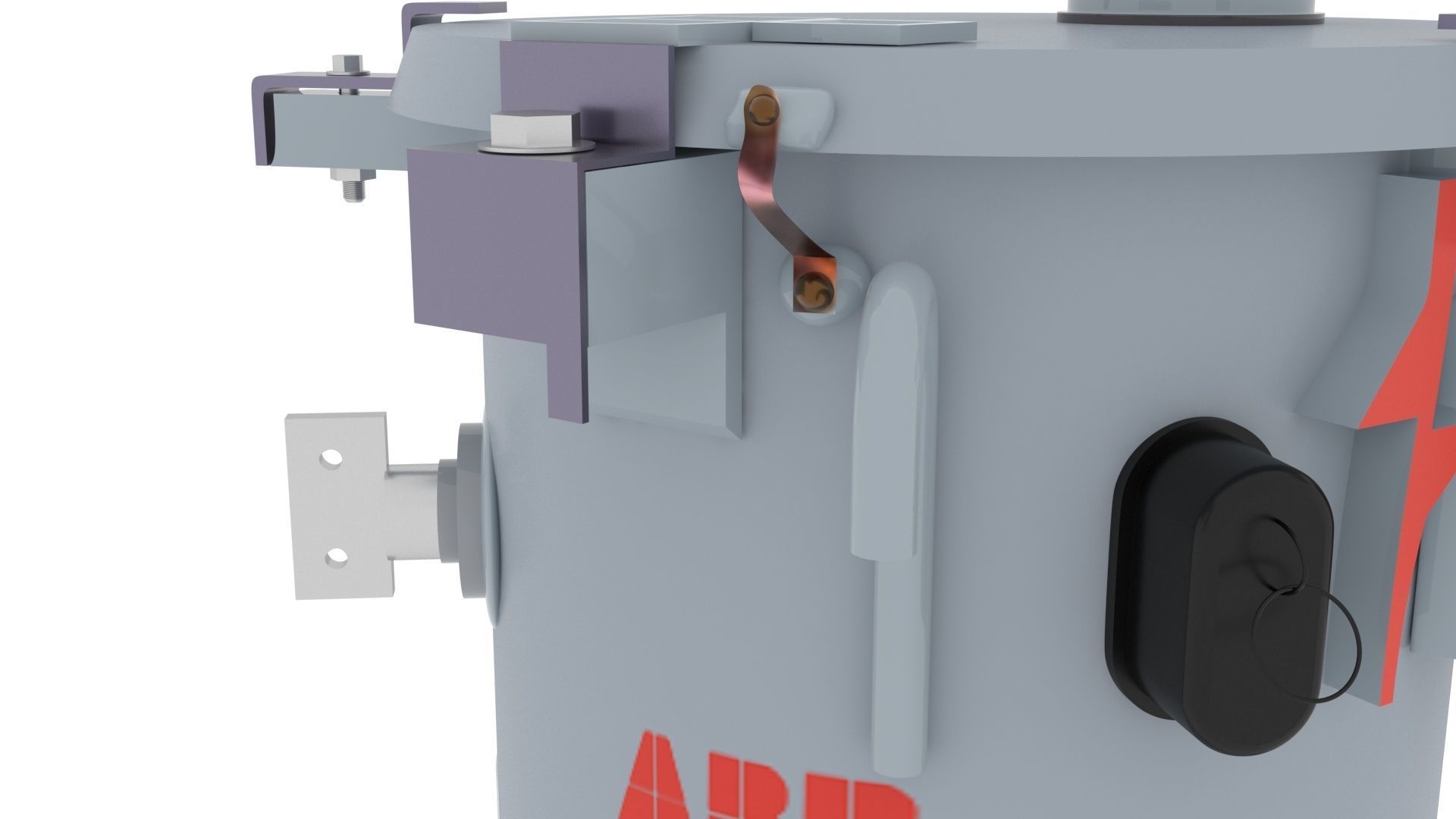 Single Phase Electric Pole Transformer 3D model | CGTrader